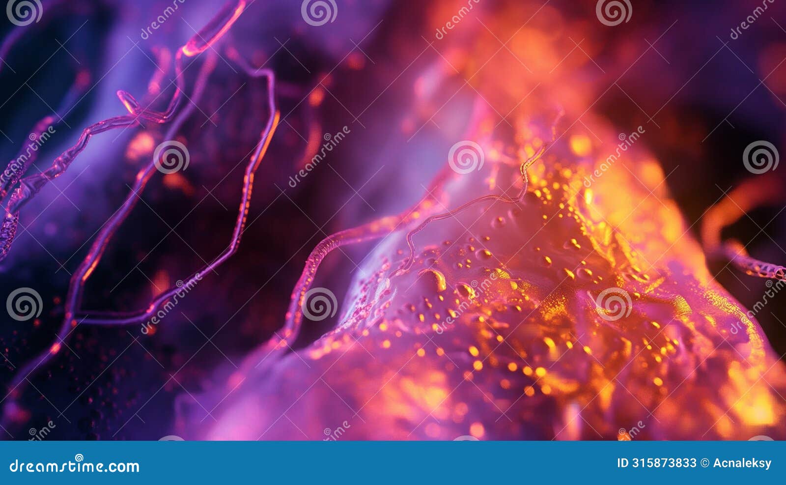 Inflamed Human Lymph Node Under A Microscope, Inflamed Tonsils, Lymph ...