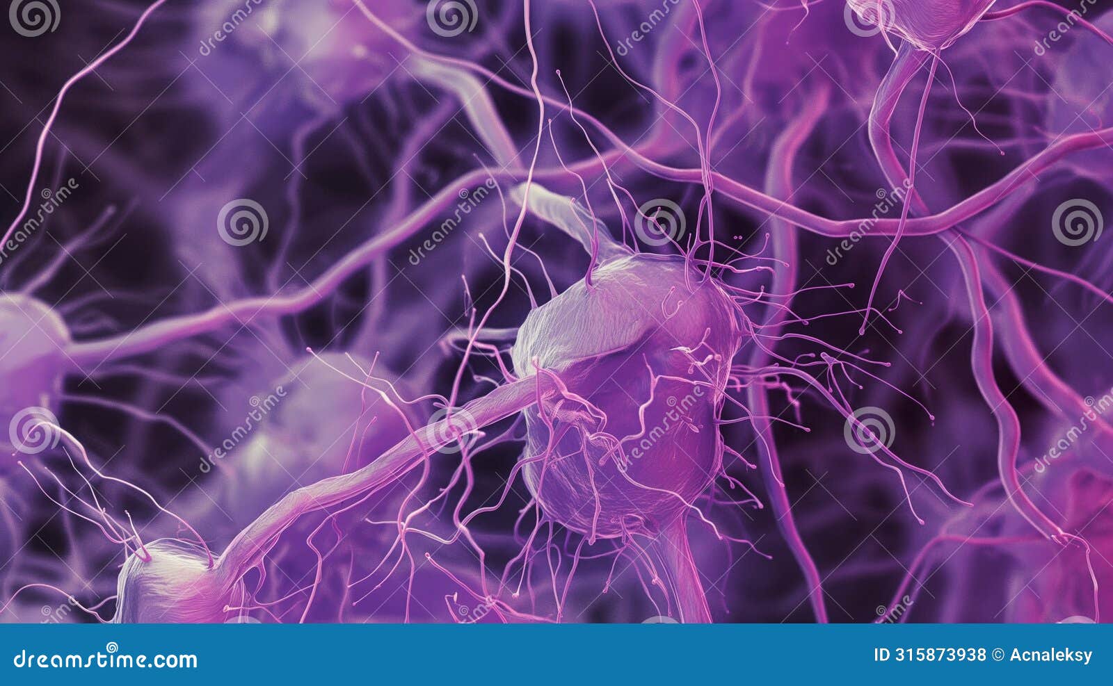 Inflamed Human Lymph Node Under a Microscope, Inflamed Tonsils, Lymph ...