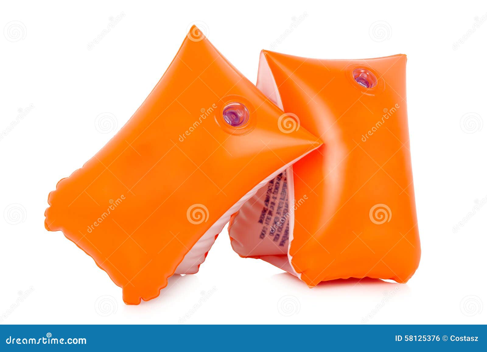 Inflatable armbands stock photo. Image of safety, pool - 58125376