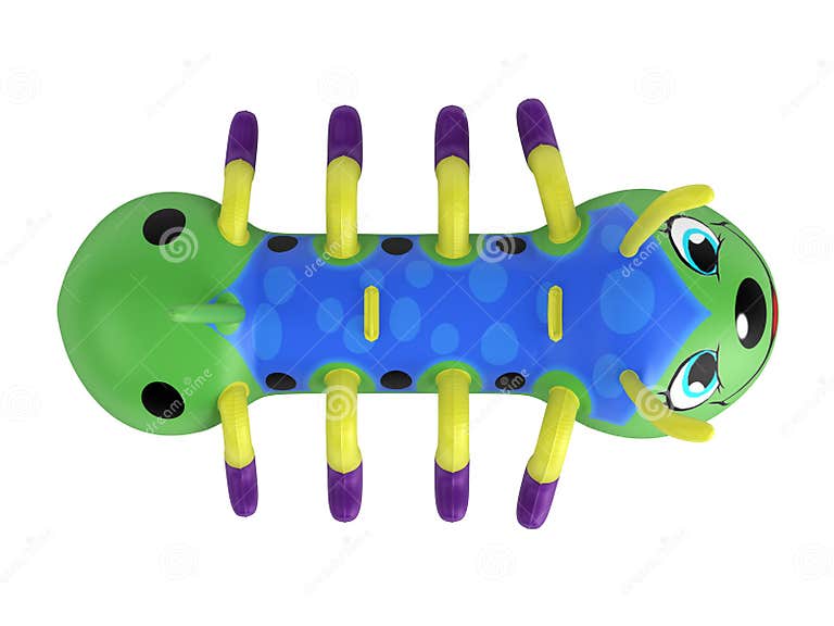 Inflatable centipede toy stock illustration. Illustration of funny ...