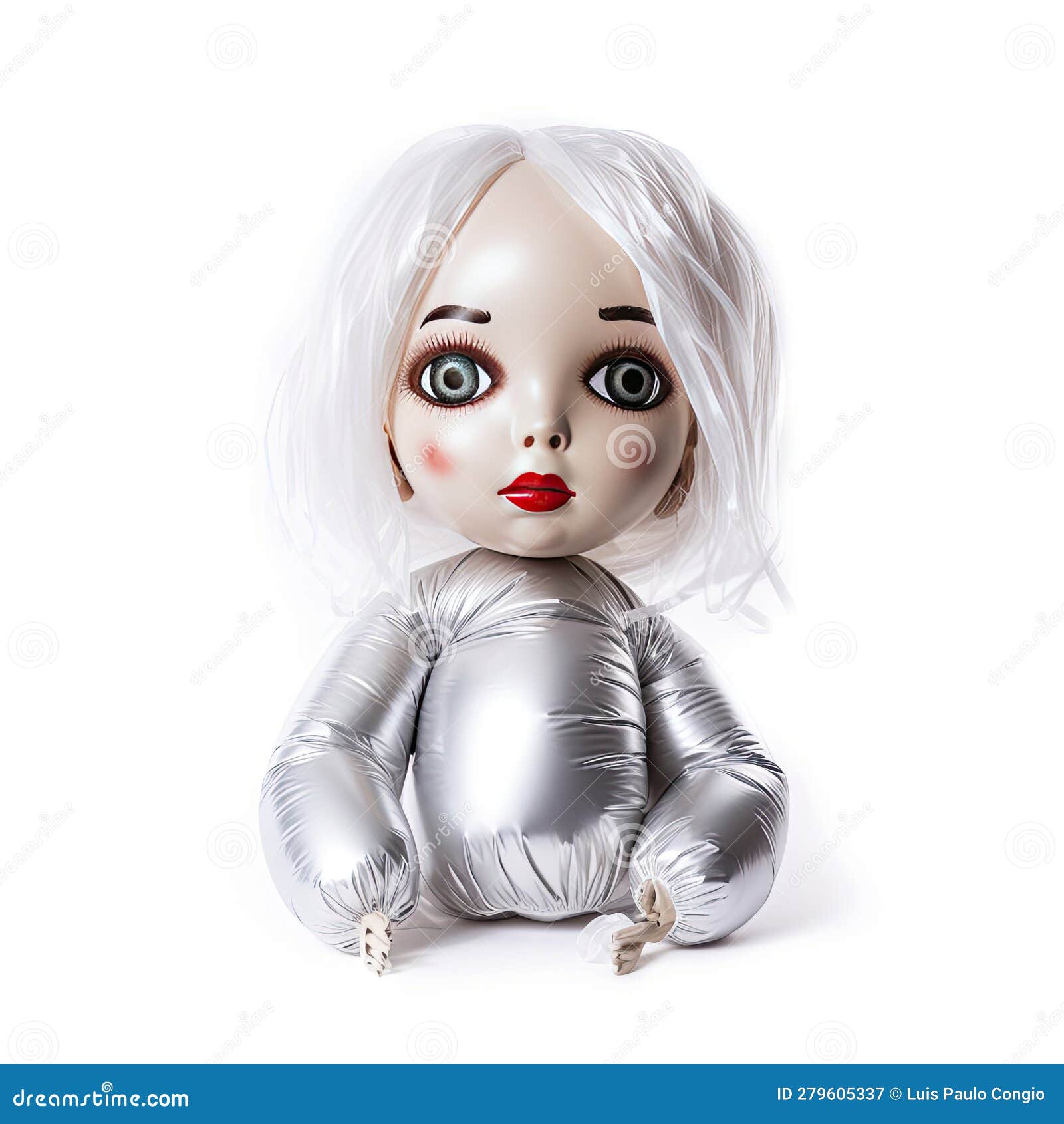 An inflatable doll stock image. Illustration of problem - 279605337