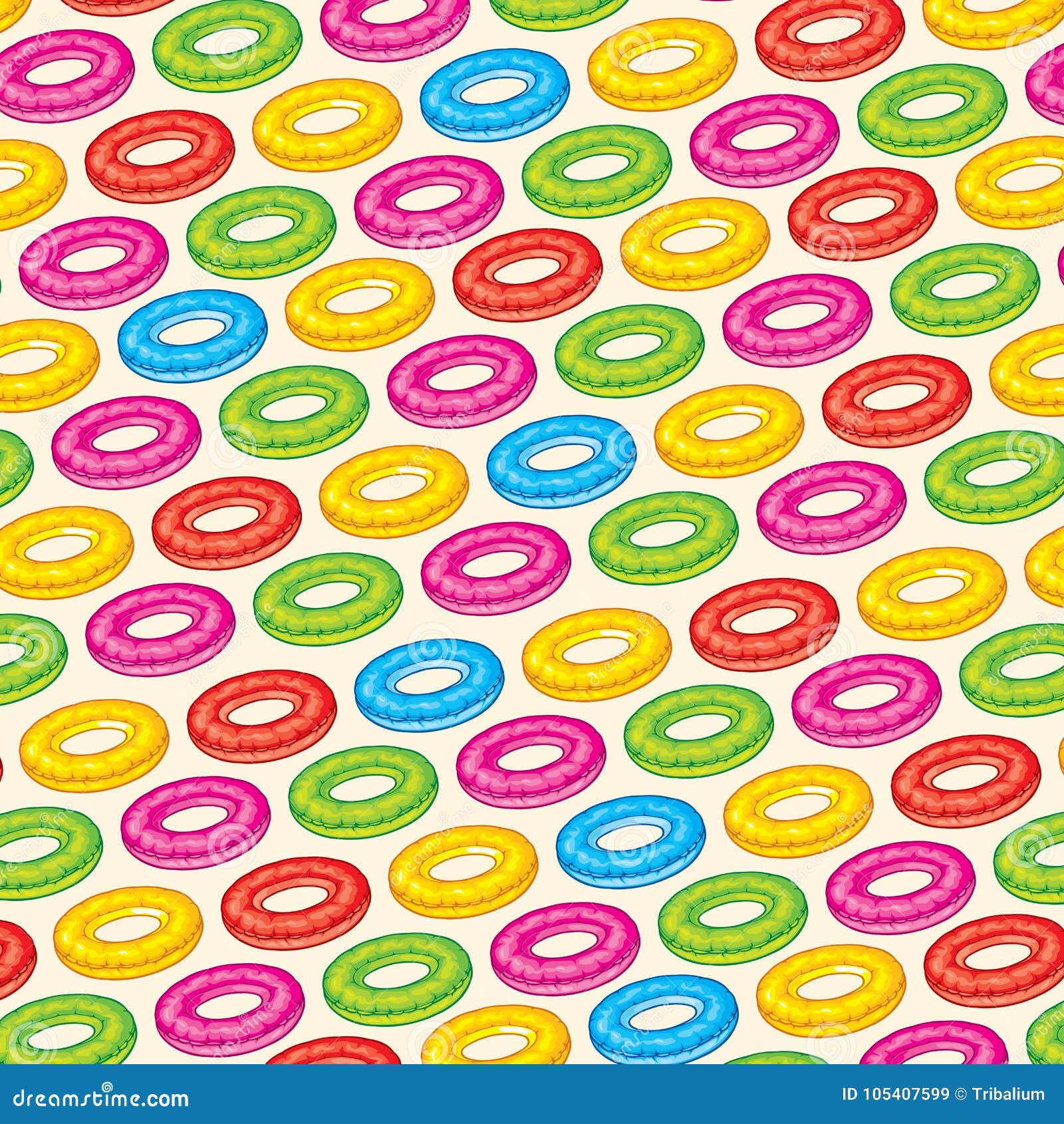 Inflatable inner tube stock vector. Illustration of raft - 105407599