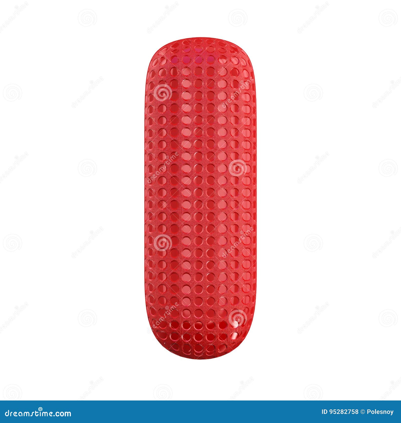 Inflatable Letters of the Alphabet. 3D Stock Illustration ...