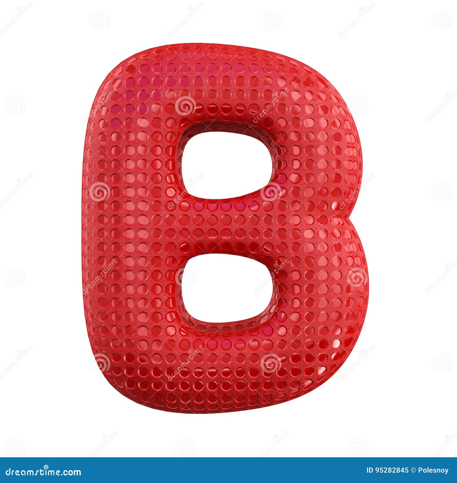 Inflatable Letters of the Alphabet. 3D Stock Illustration ...