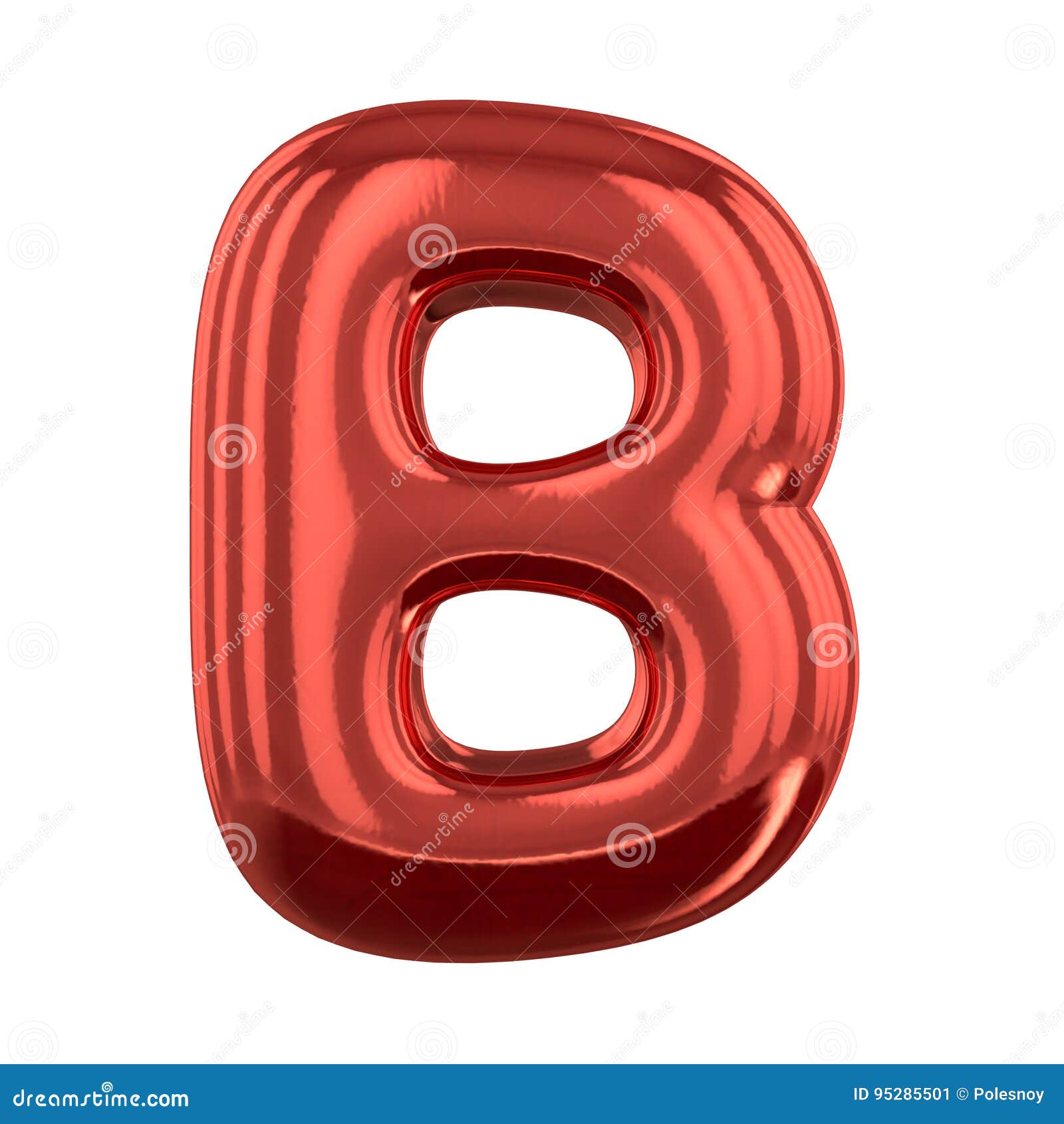 Inflatable Letters of the Alphabet. 3D Stock Illustration ...