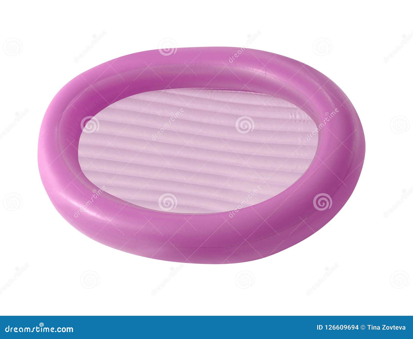 Inflatable pool isolated stock photo. Image of child - 126609694