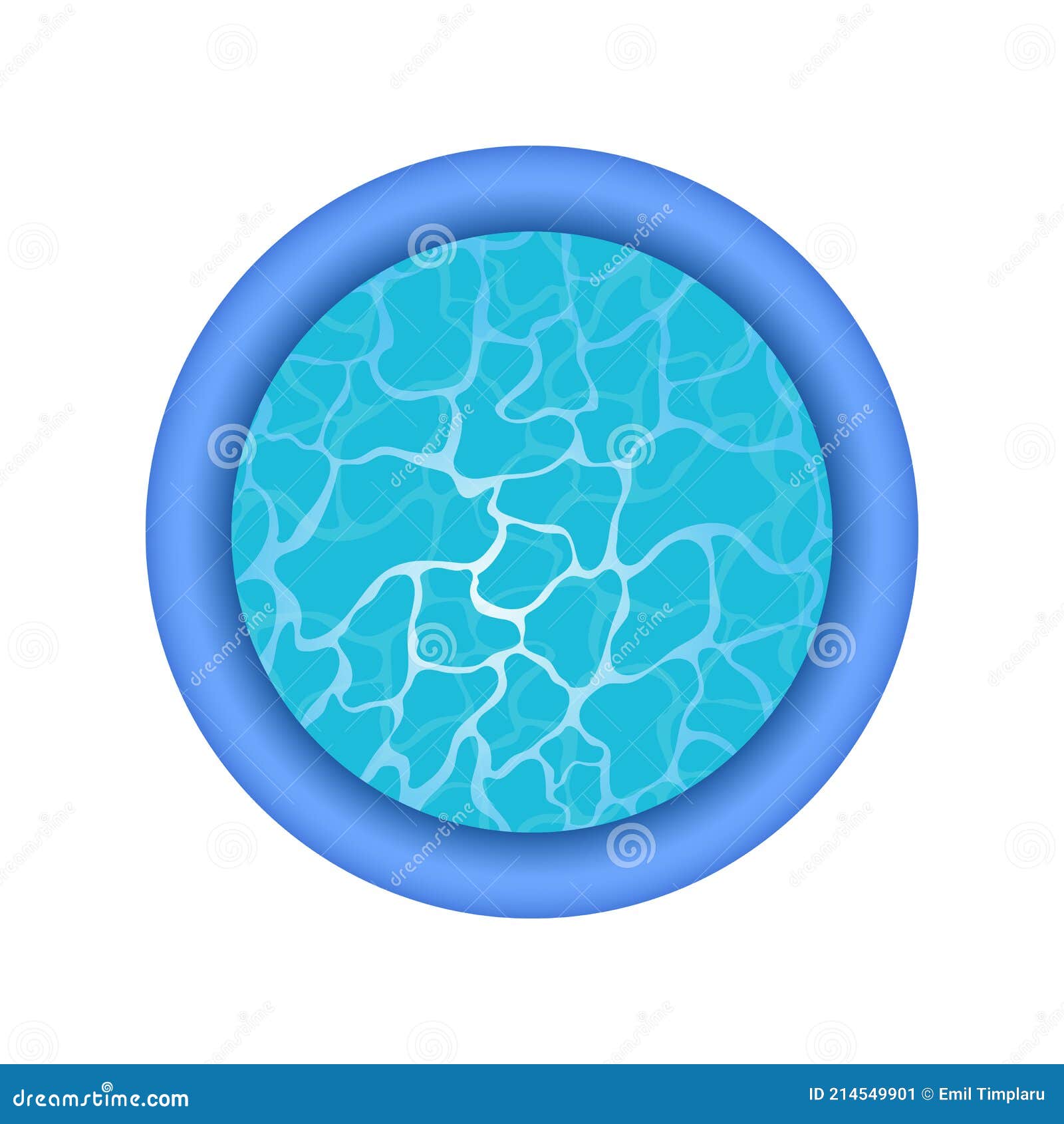 Inflatable Pool Vector Design Illustration Stock Vector - Illustration ...