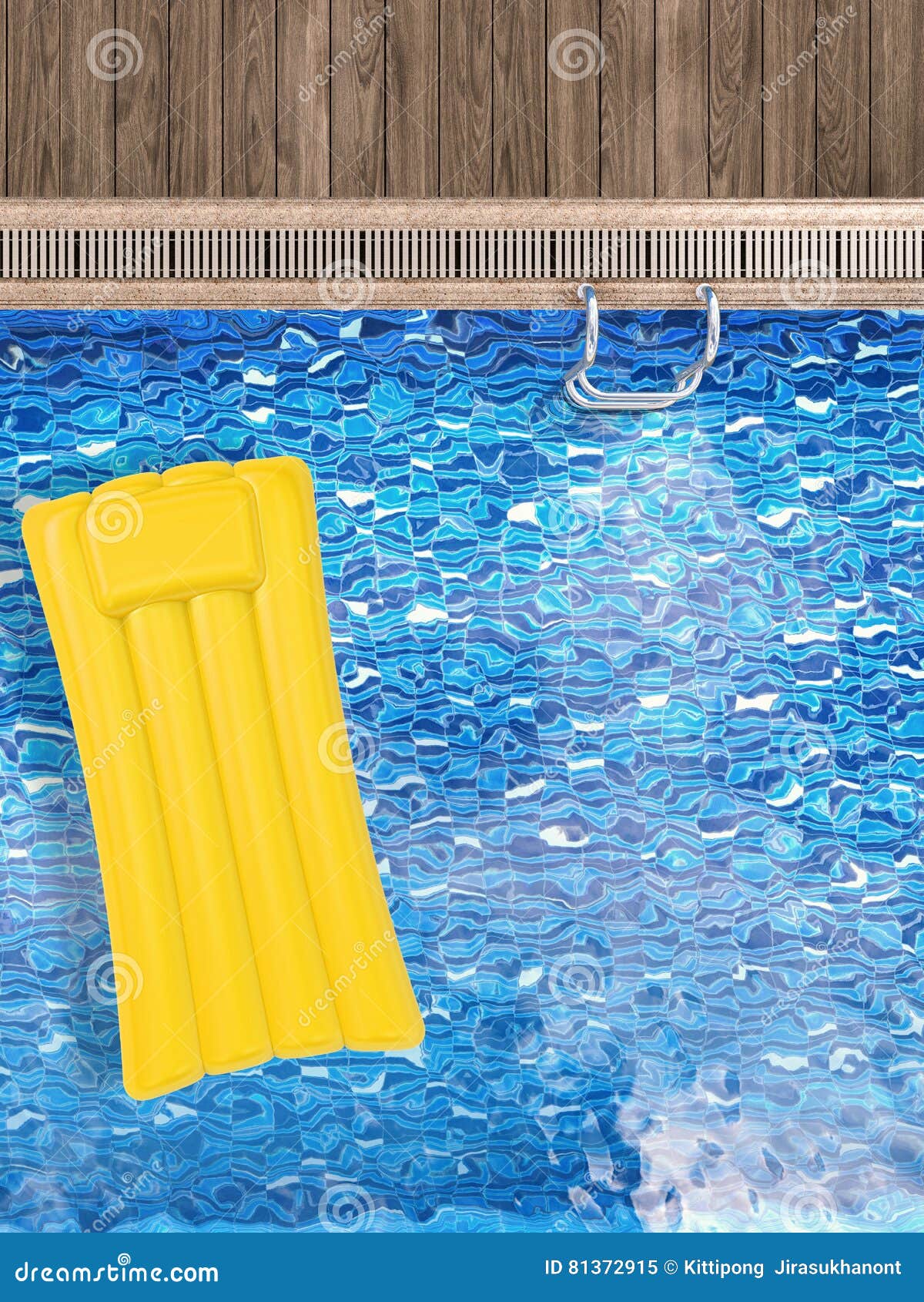 Inflatable Raft on Pool Top View Stock Image - Image of beach, hotel ...