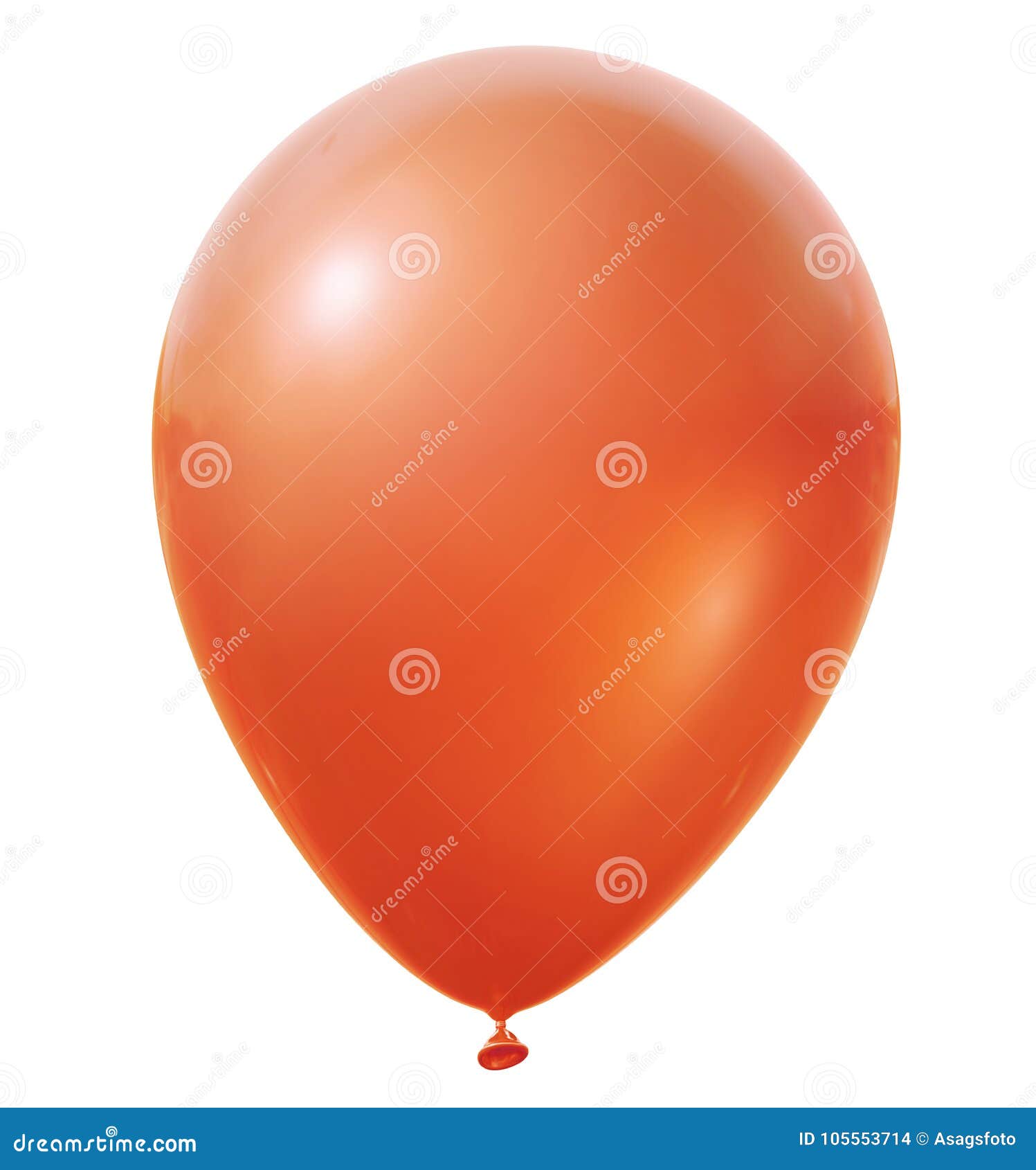 Inflatable red balloon stock photo. Image of orange - 105553714