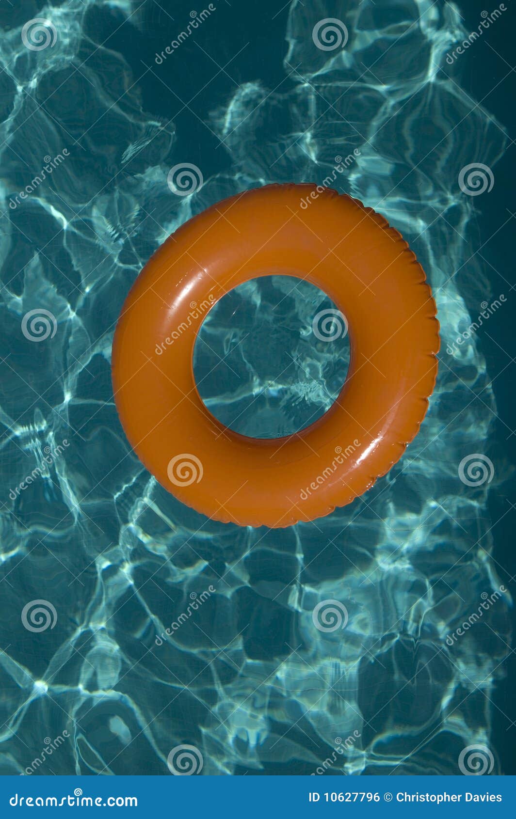Inflatable ring on water stock photo. Image of play, swimming - 10627796