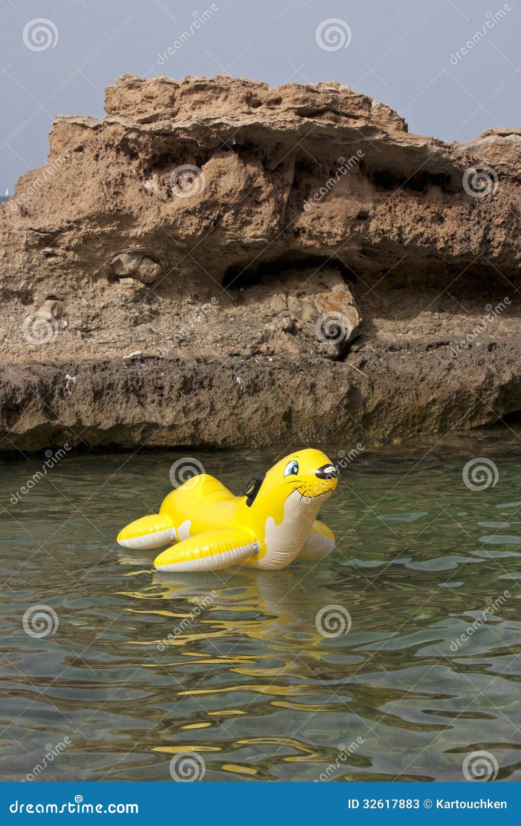 Inflatable sea dog stock image. Image of pool, mask, activity - 32617883