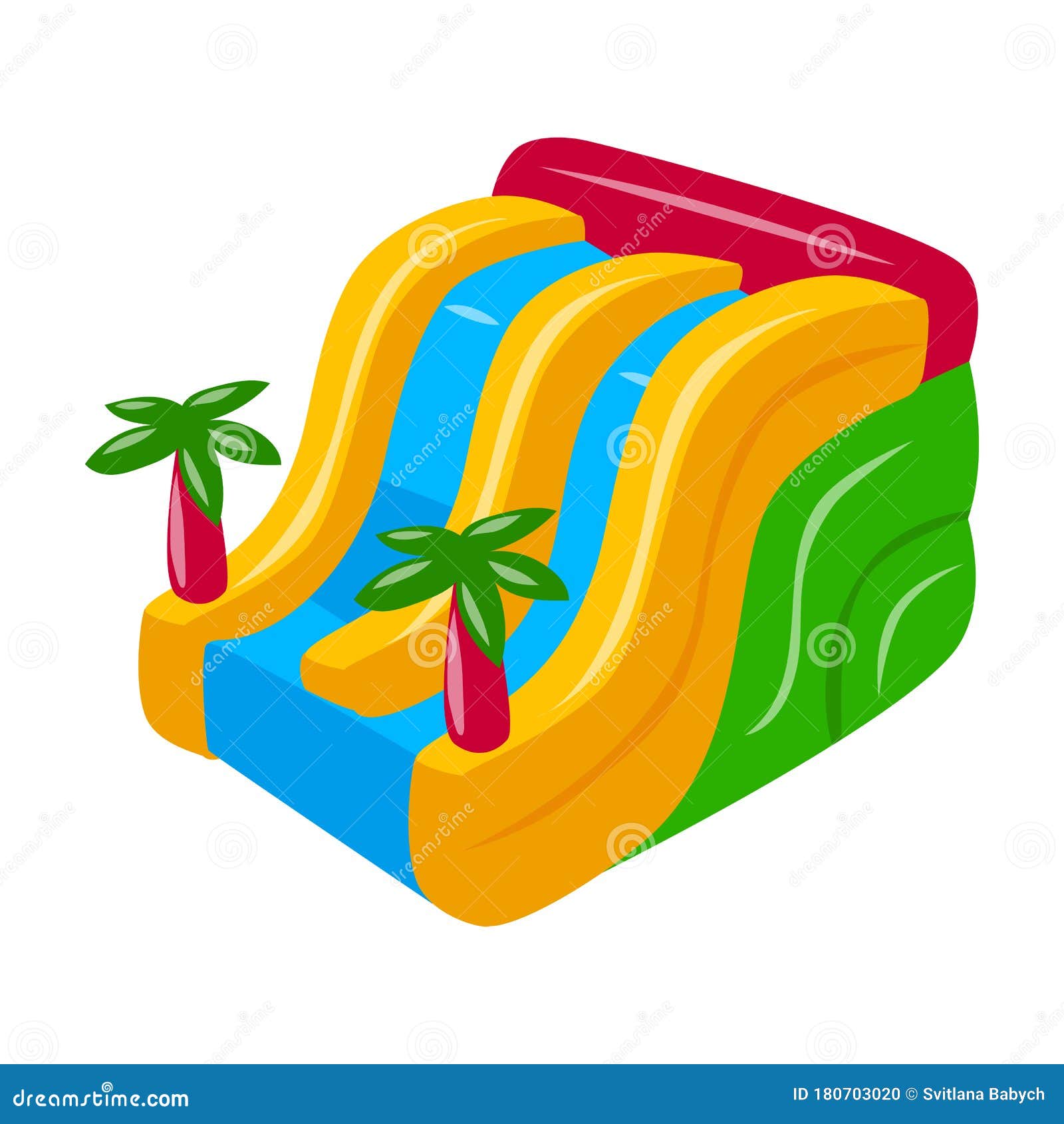 Water Slide Vector