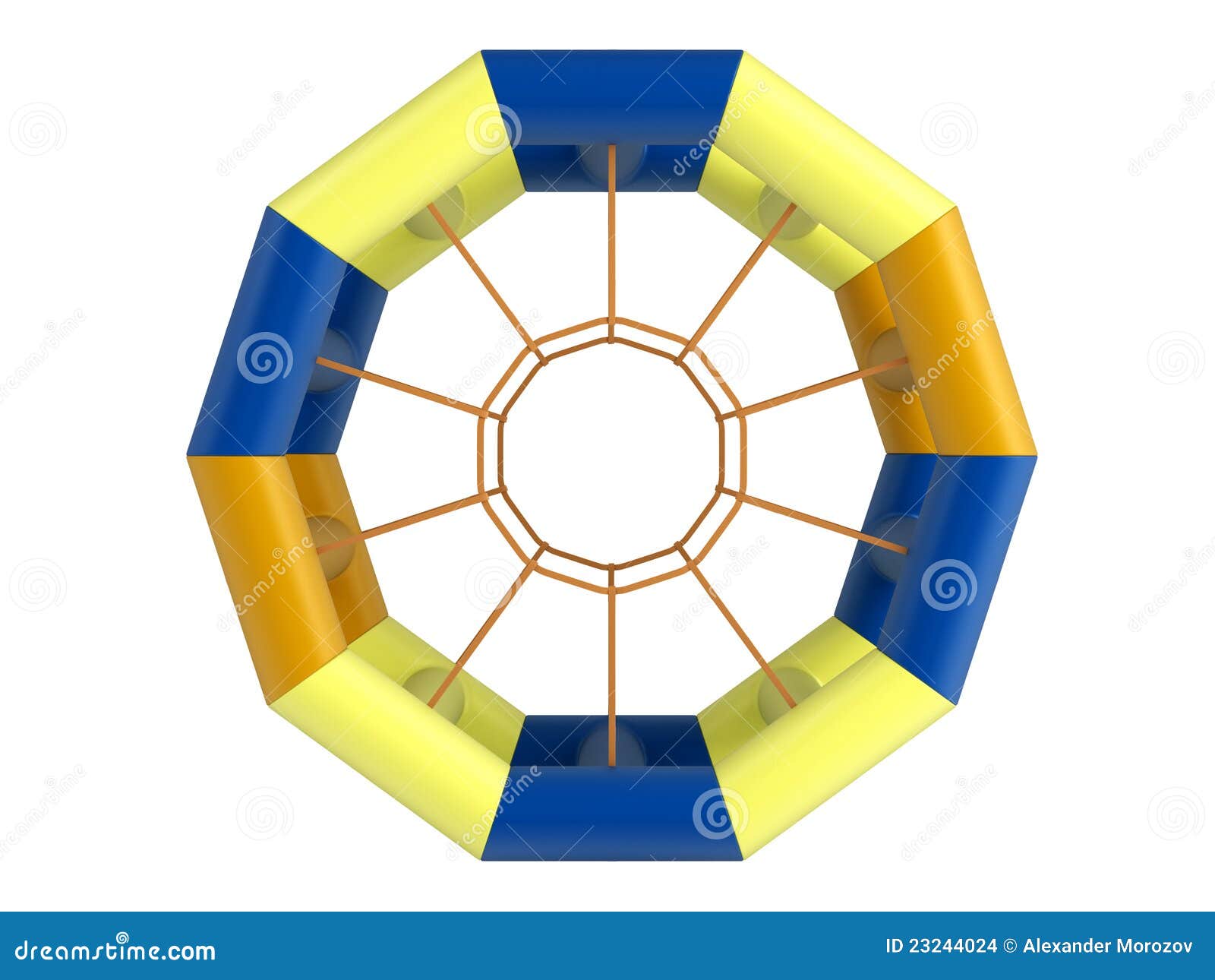 Inflatable Squirrel Wheel Toy Stock Illustration - Illustration of ...