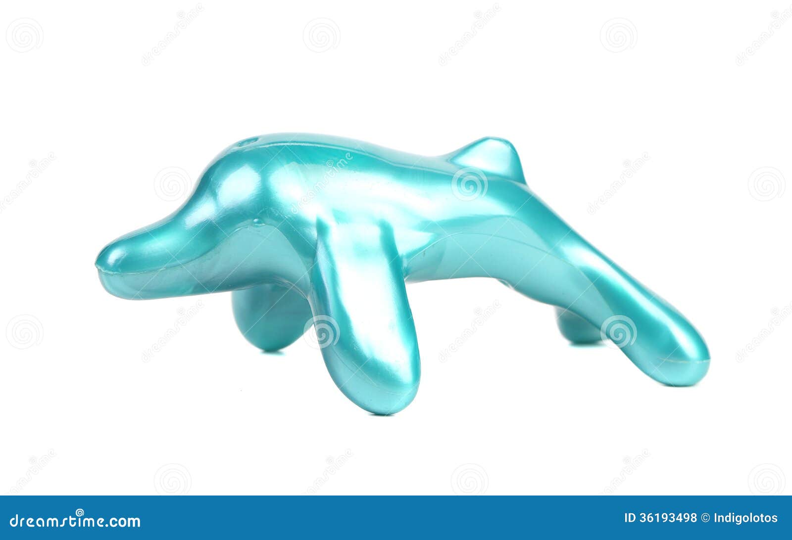 Inflatable Toy Blue Dolphin. Stock Photo - Image of play, modern: 36193498