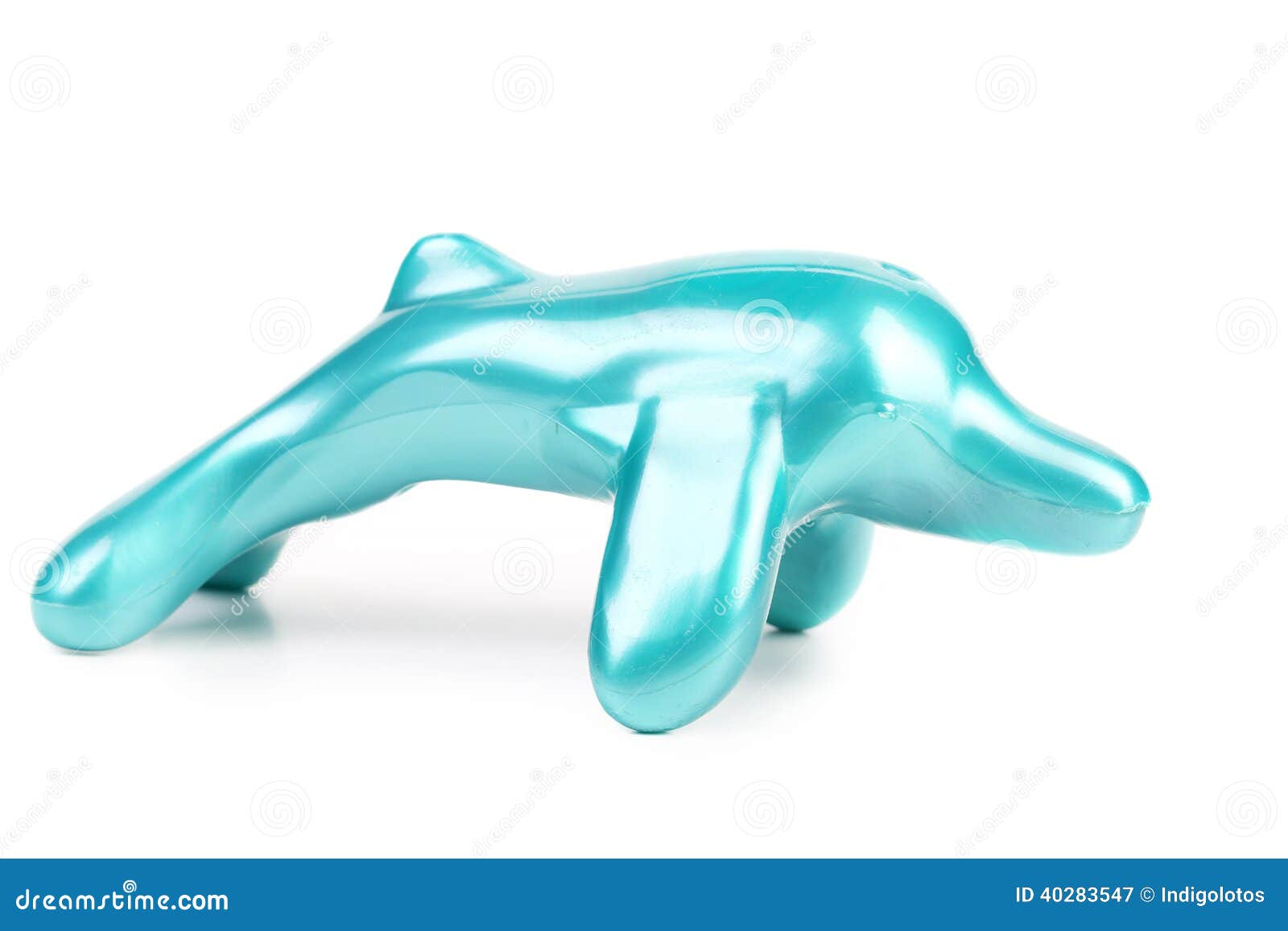 Inflatable Toy Blue Dolphin Stock Image - Image of swim, clear: 40283547