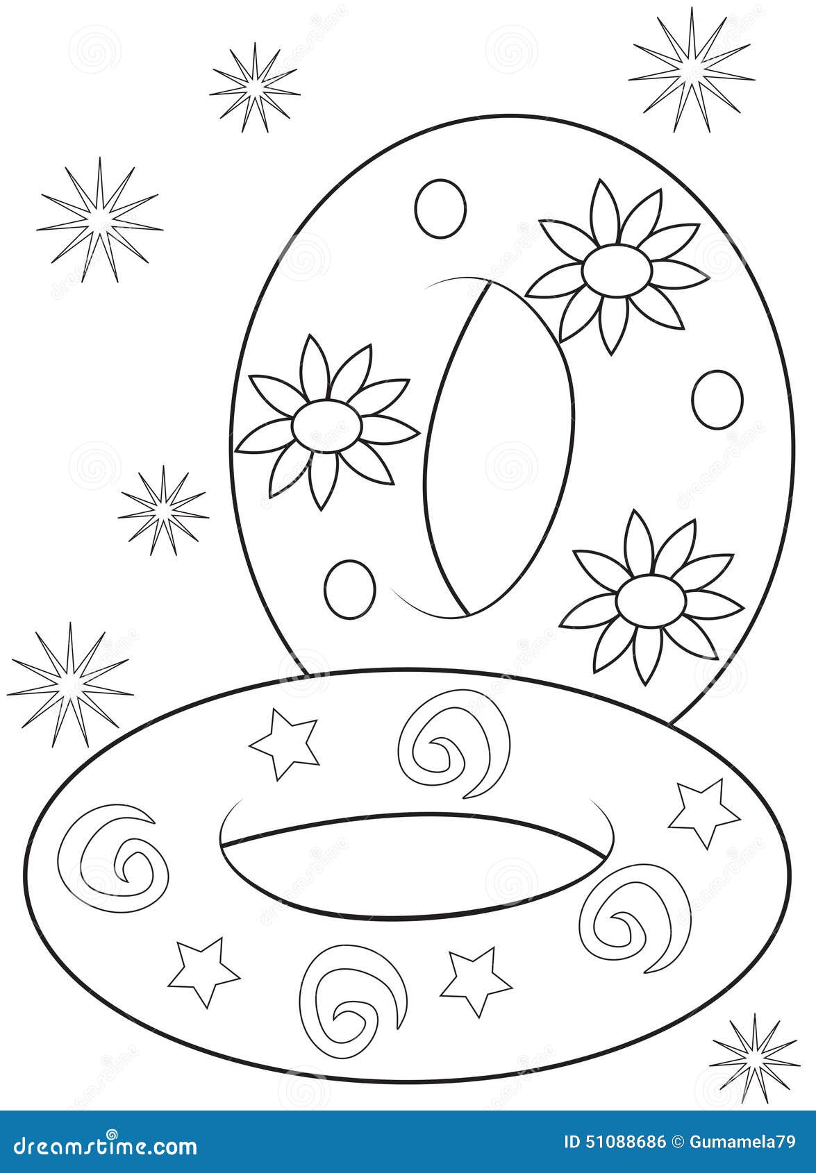 Inflatables coloring page stock illustration. Illustration of artwork ...