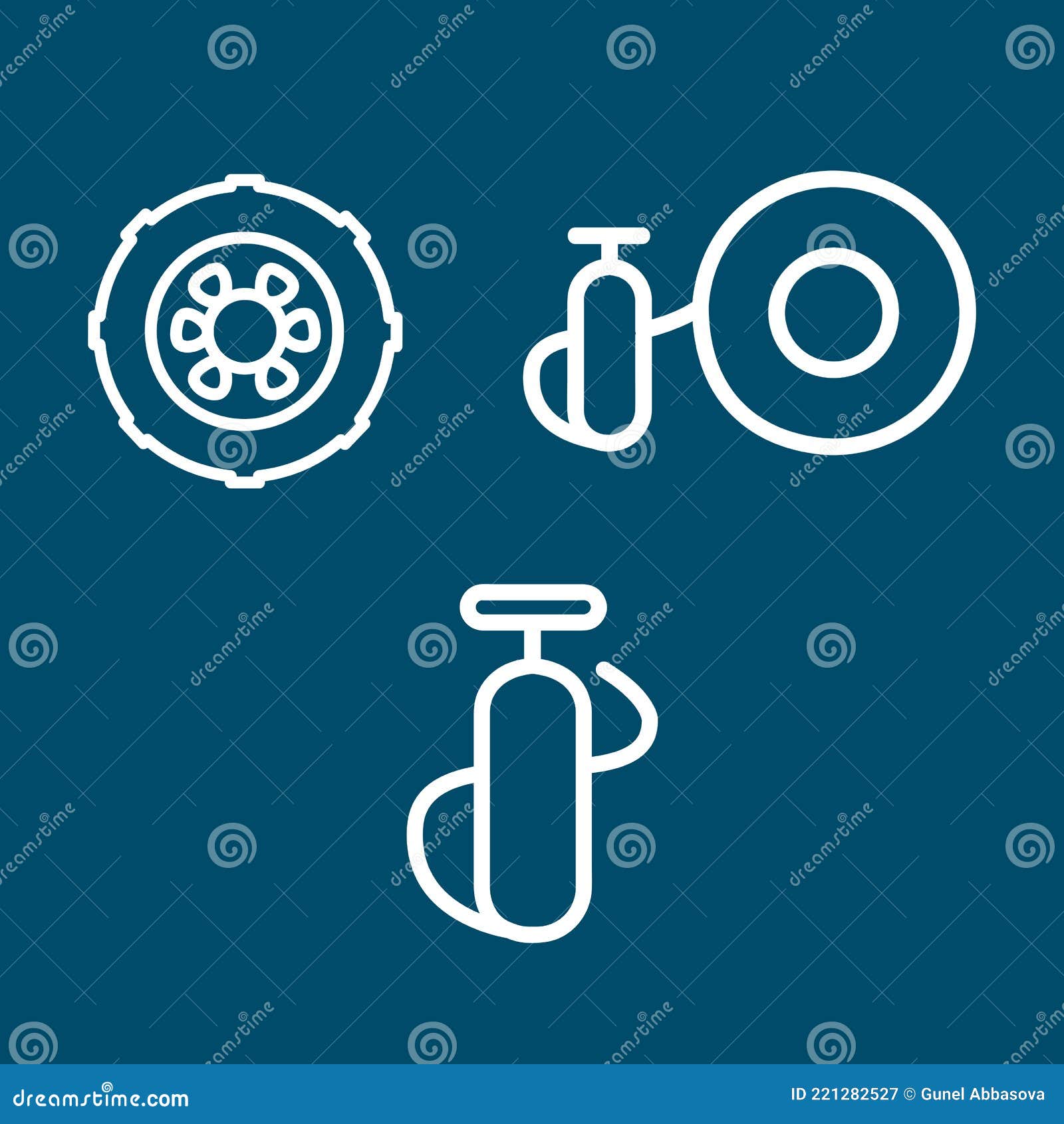 Inflate Tire Clipart. Tire Inflation Vector Clipart. Tire Inflation ...