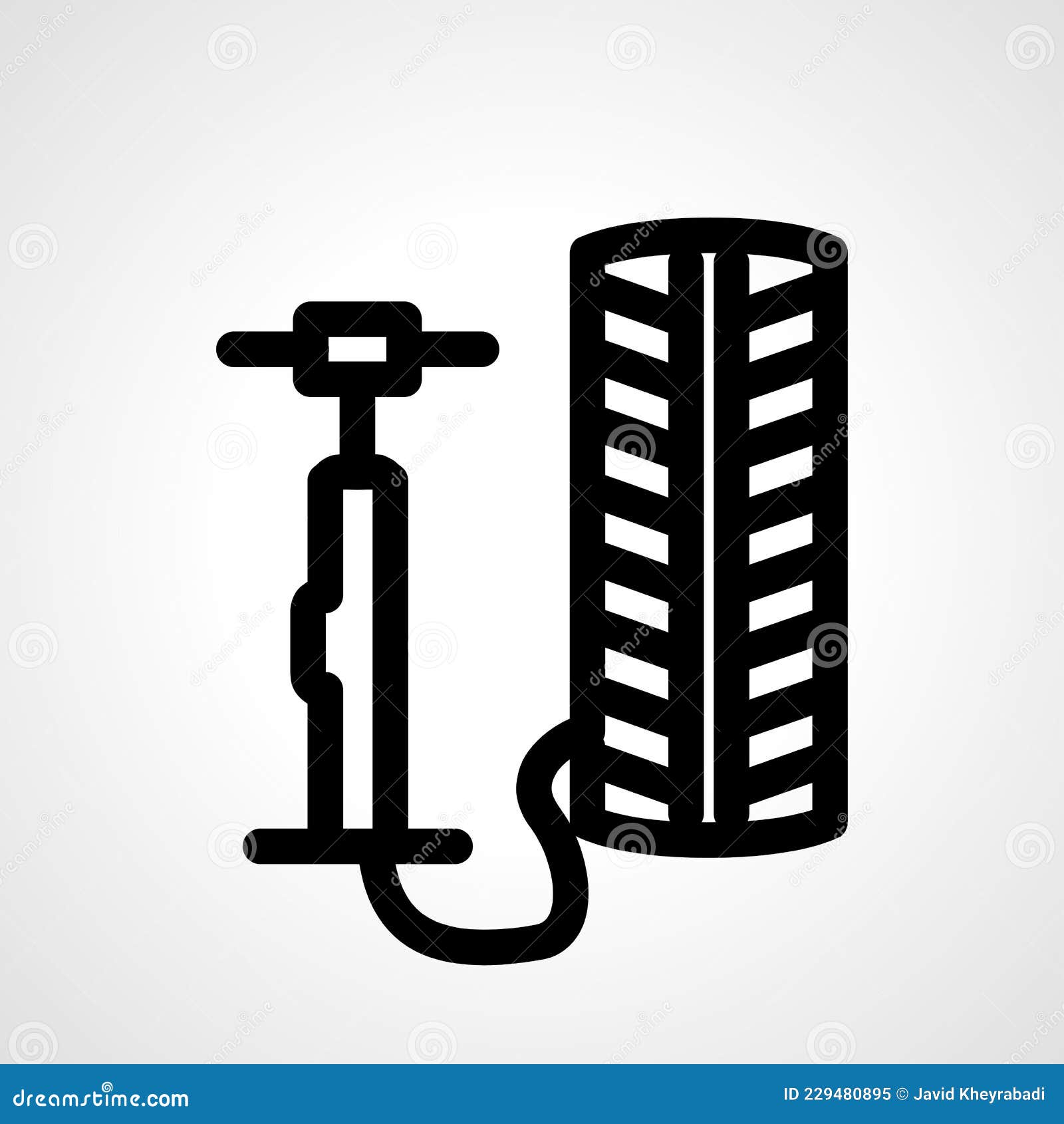Linear Inflate Tire Icon From General Outline Collection. Thin Line ... Linear Inflate Tire Icon From General Outline Collection. Thin Line ...