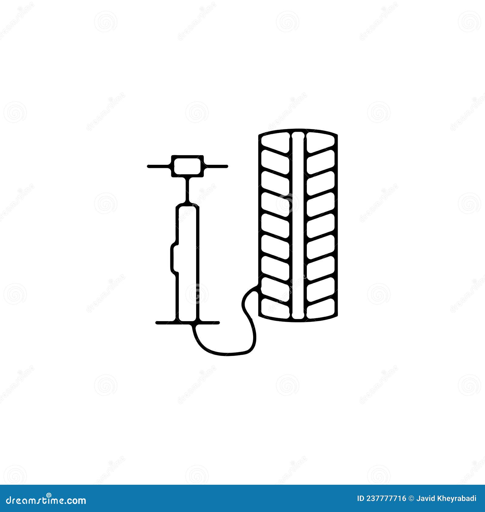 Linear Inflate Tire Icon From General Outline Collection. Thin Line ... Linear Inflate Tire Icon From General Outline Collection. Thin Line ...