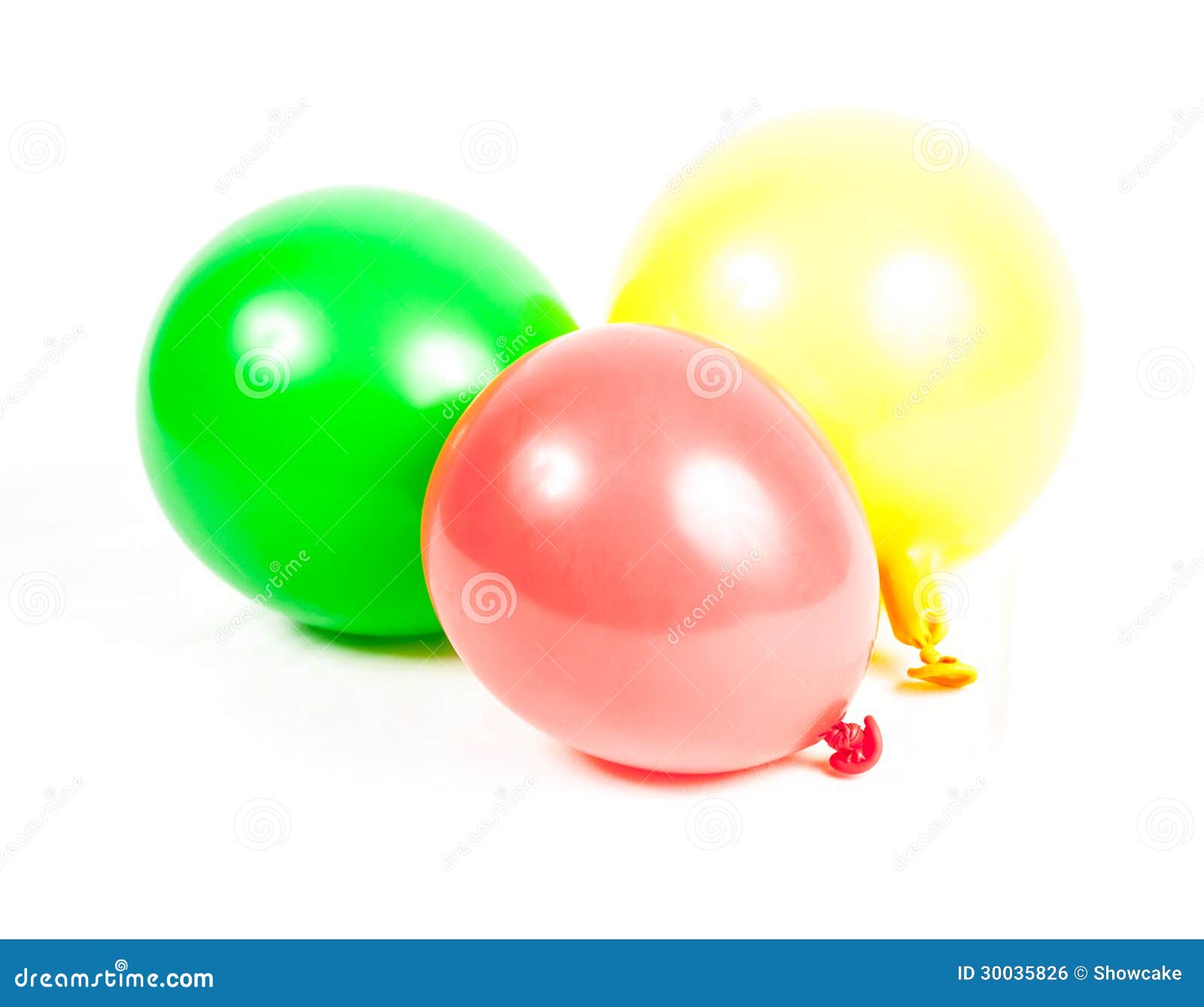 Inflated and Deflated Balloon Over Stock Photo - Image of holiday ...