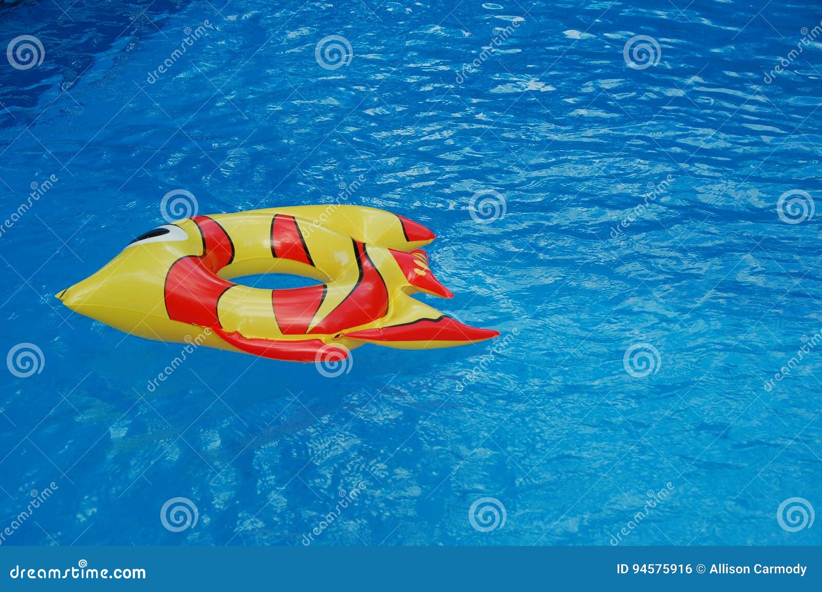 Inflated Toys In A Swimming Pool Stock Photography | CartoonDealer.com ...