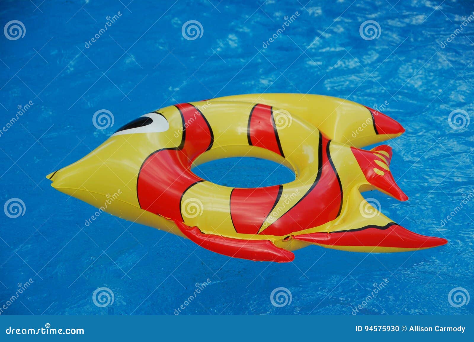 Inflated Toys In A Swimming Pool Stock Photography | CartoonDealer.com ...