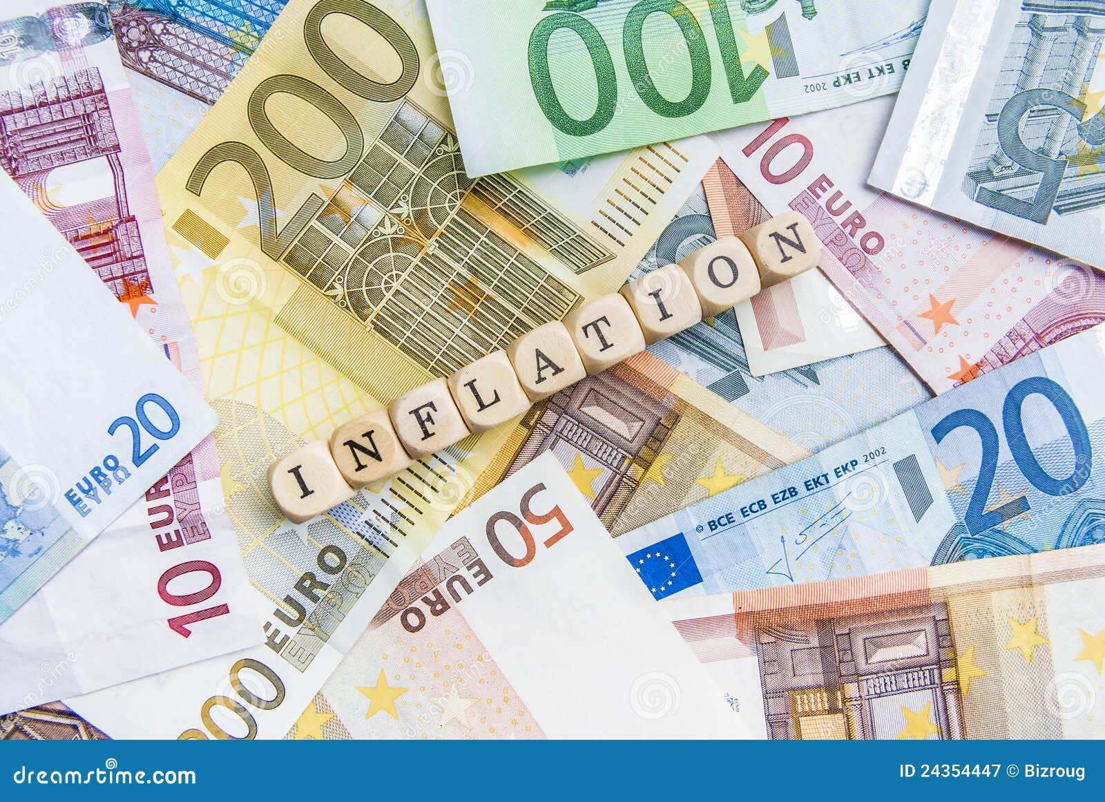 Inflatie stock afbeelding. Image of financieel, sleutel - 24354447