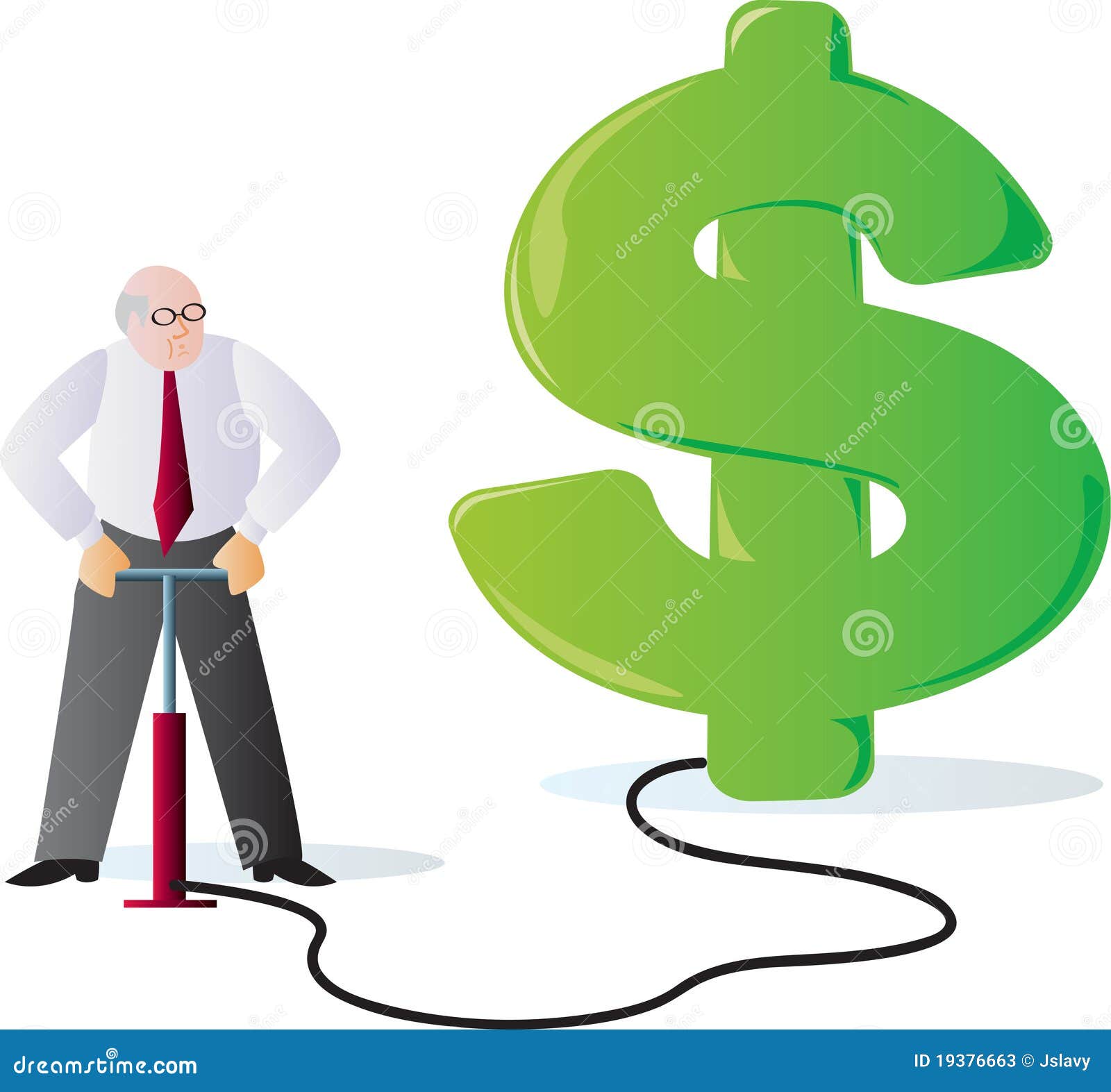 Inflation stock vector. Illustration of bank, economic - 19376663