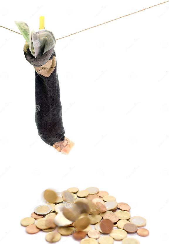 Inflation stock image. Image of sock, leakage, clothespin - 5940463