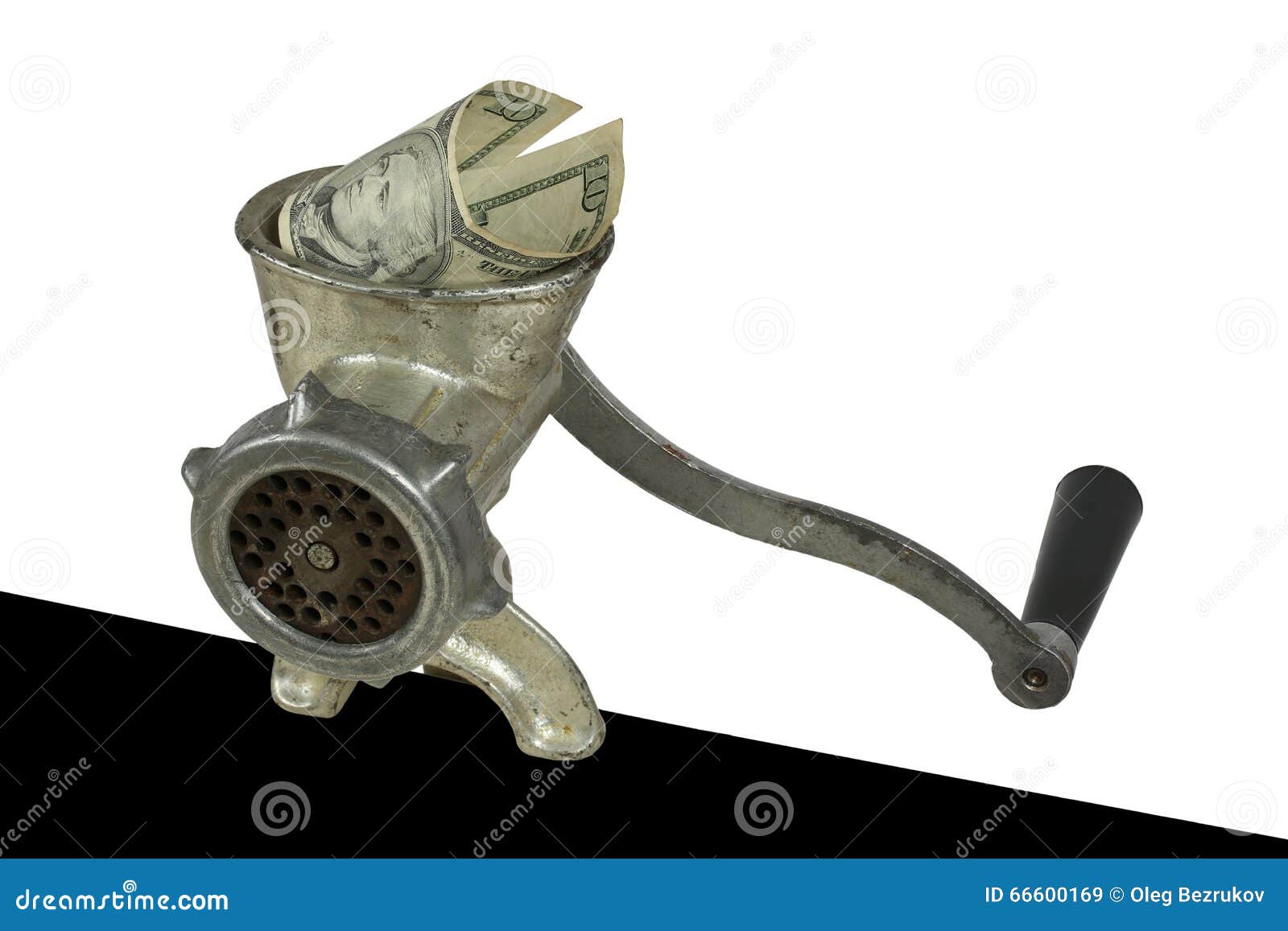 Inflation. the Cash Grinder Stock Image - Image of loan, chopper: 66600169