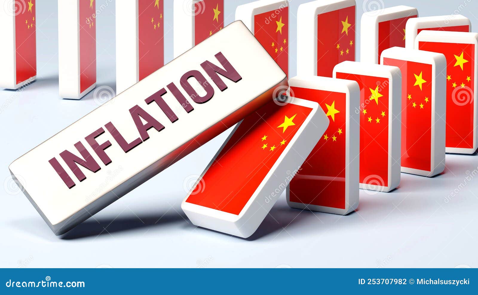 Inflation Causing Decline Of USA America Royalty-Free Stock Photo ...