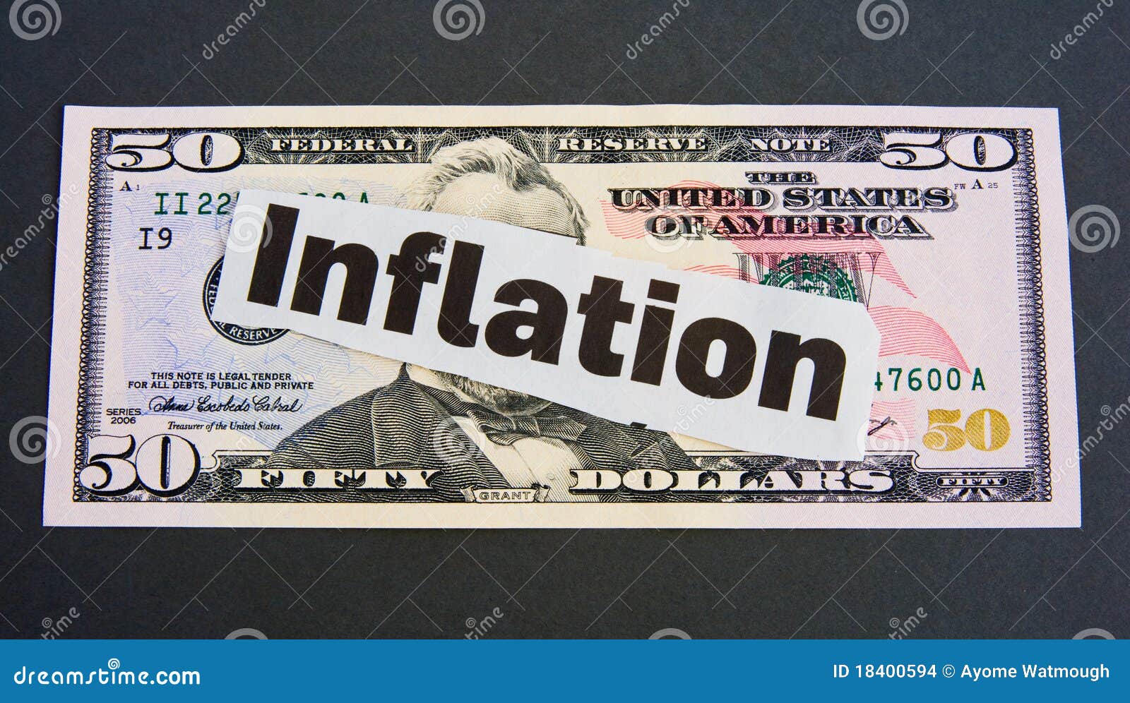 Inflation: Currency Depreciation ? Stock Photo - Image of rate, affects ...