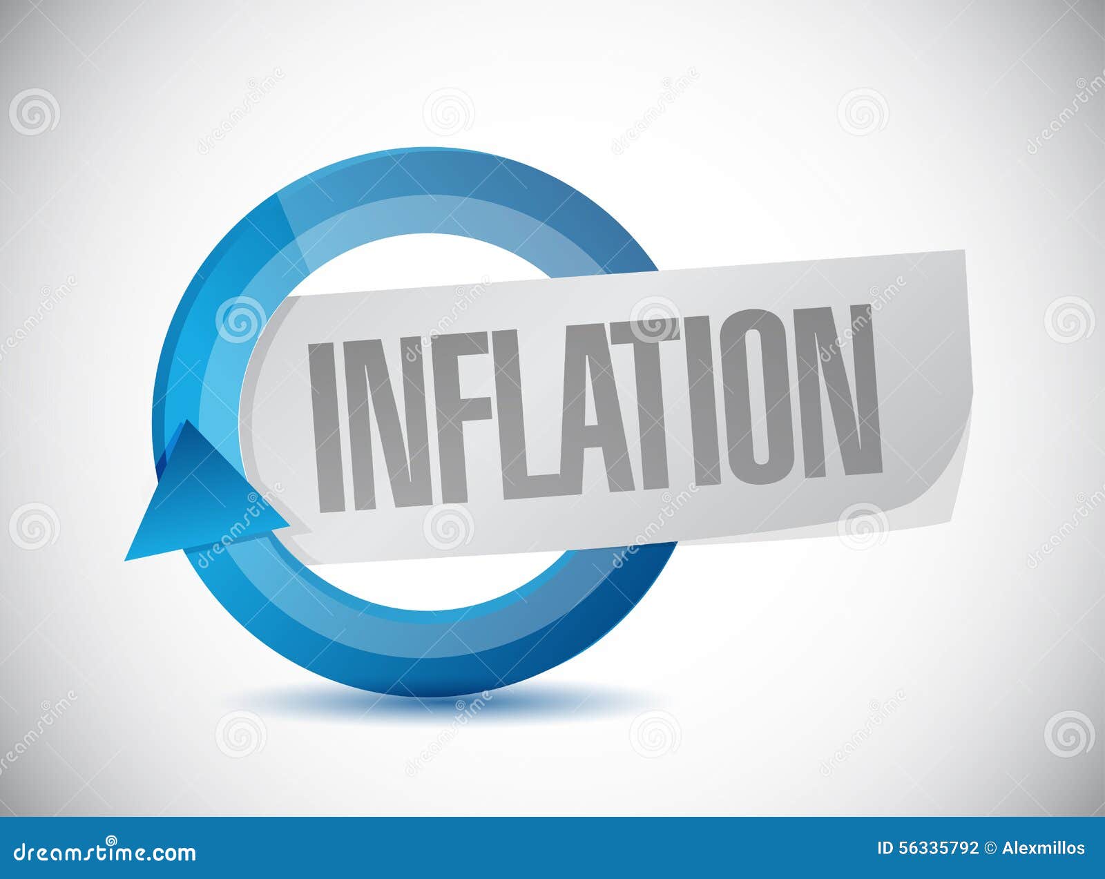 Inflation Cycle Sign Concept Illustration Stock Illustration ...