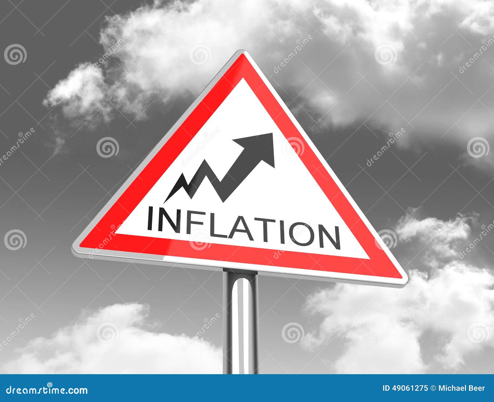 The inflation stock illustration. Illustration of crash - 49061275