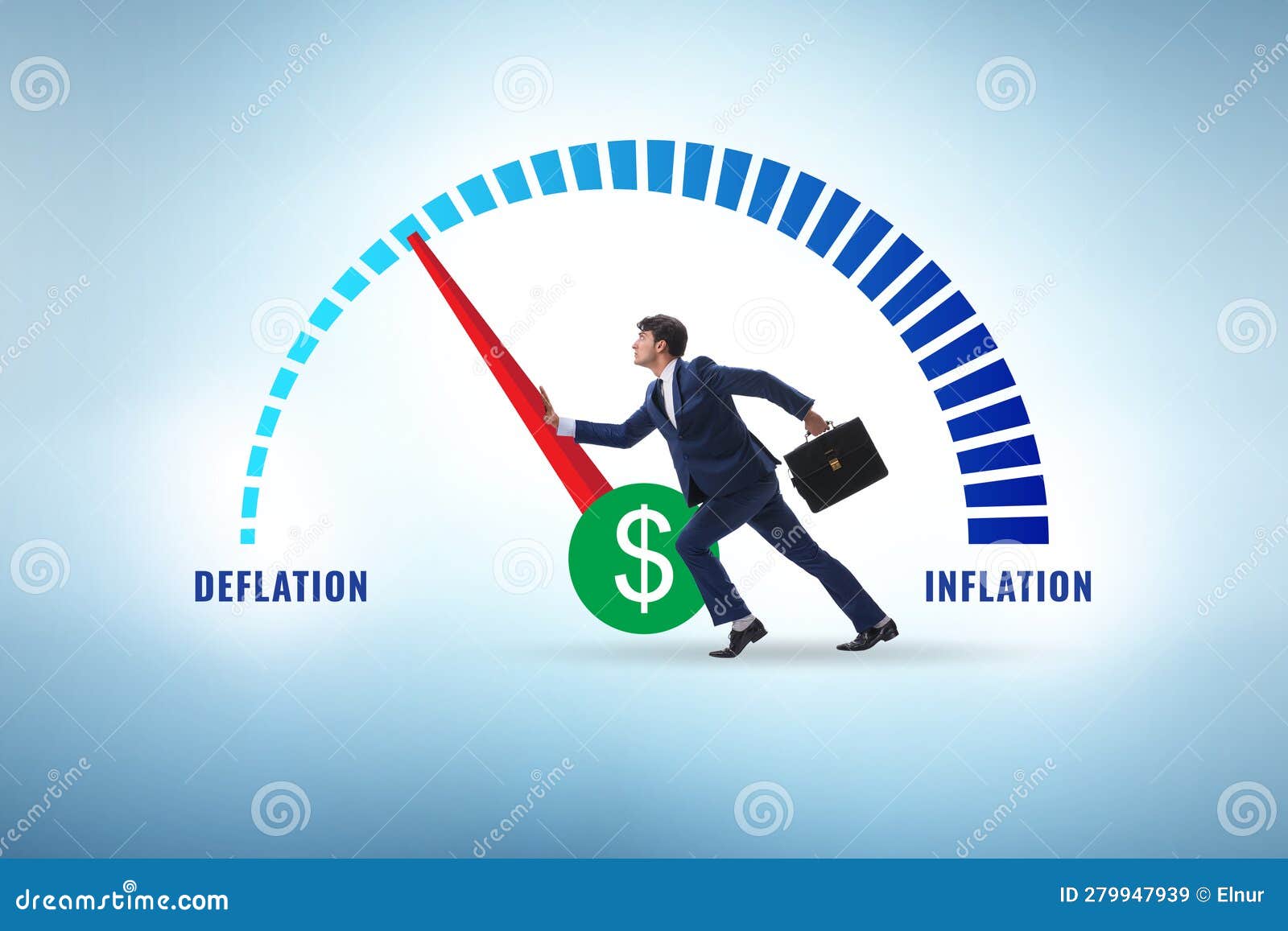 Inflation and Deflation Business Concept Stock Image - Image of cost ...