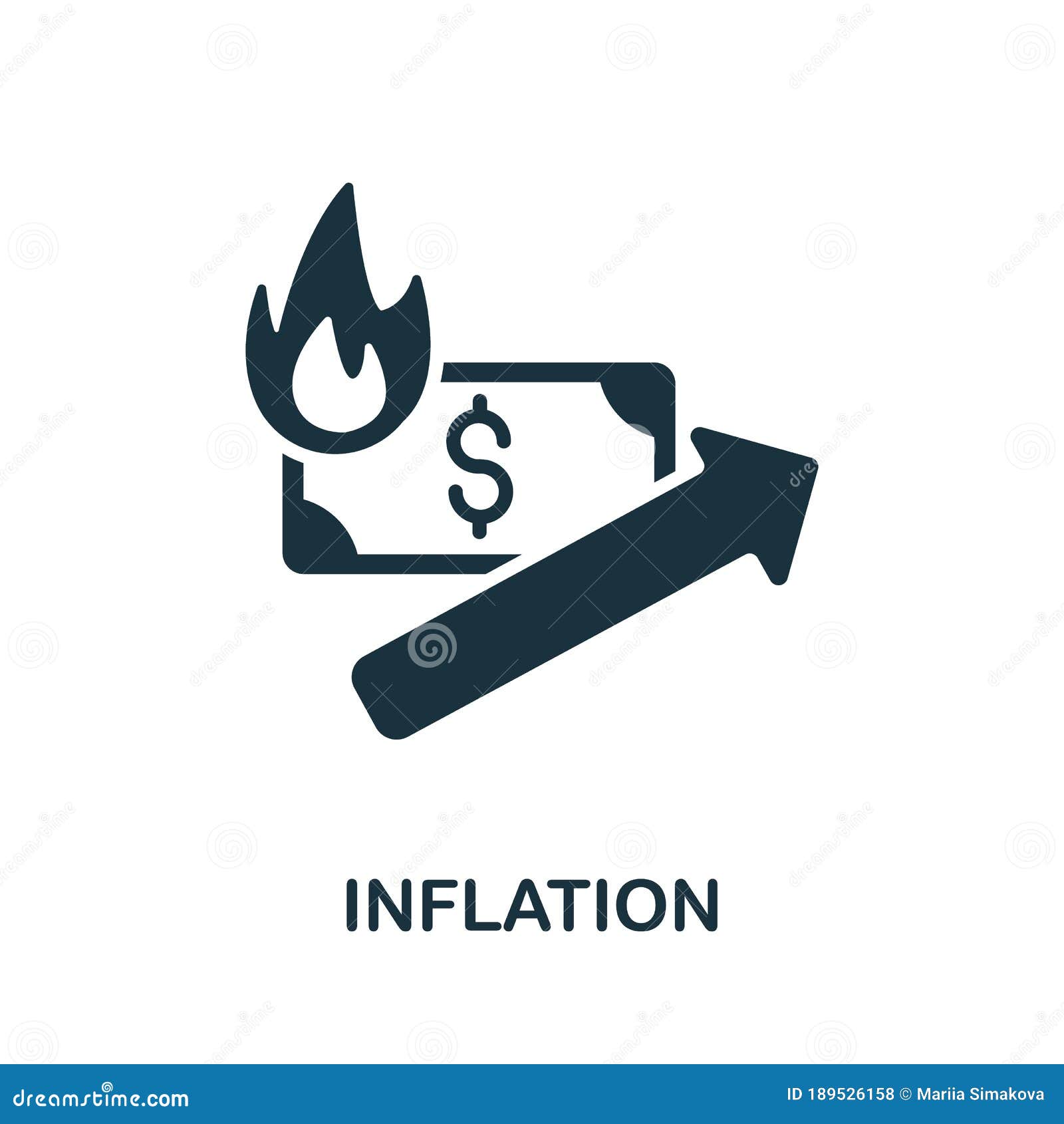Inflation Icon. Simple Element from Crisis Collection. Creative ...