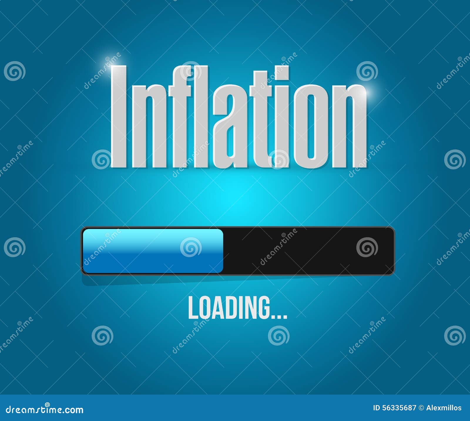 Inflation Warning Sign Vector Illustration | CartoonDealer.com #5770124