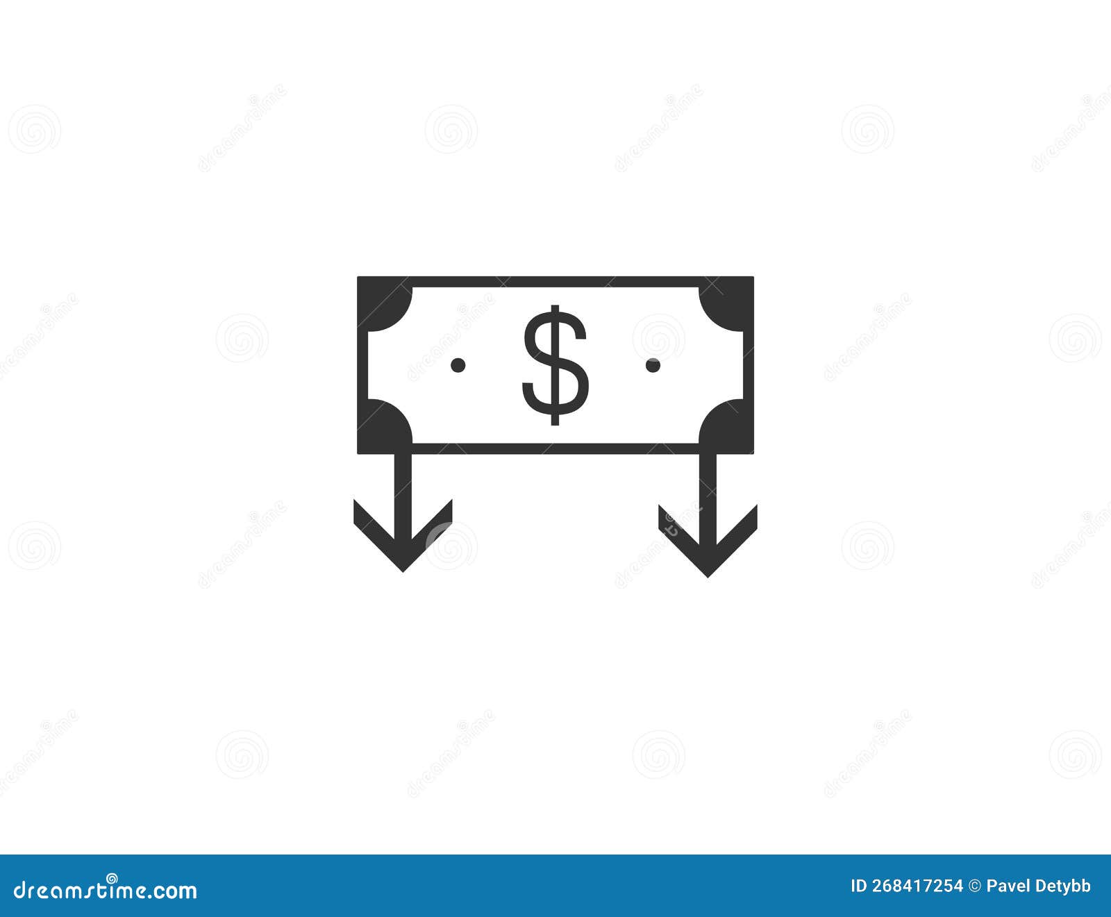 Inflation, Money, Finance Icon. Vector Illustration. Stock Vector ...