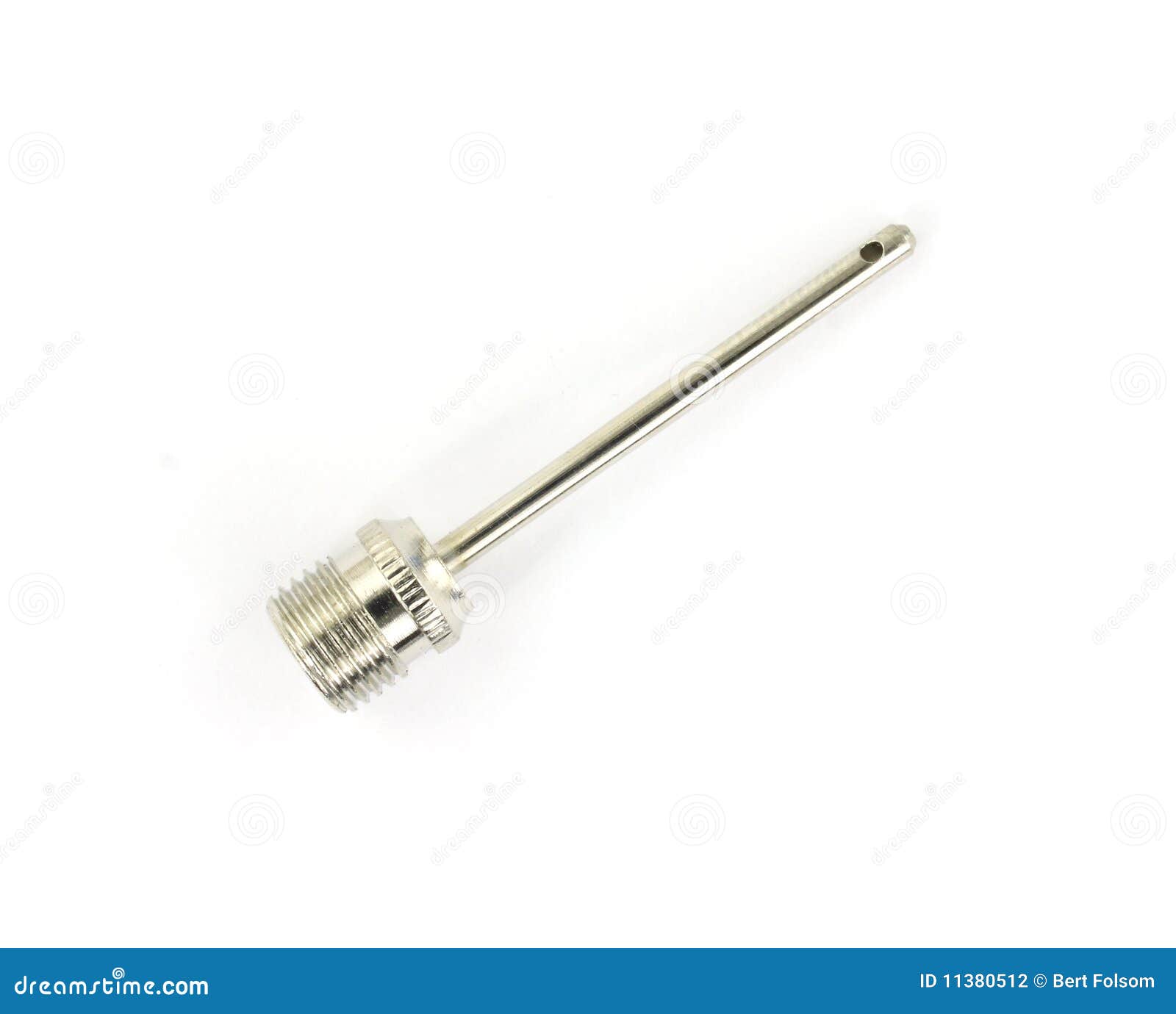 Inflation Needle for Use with an Air Compressor Stock Photo - Image of ...