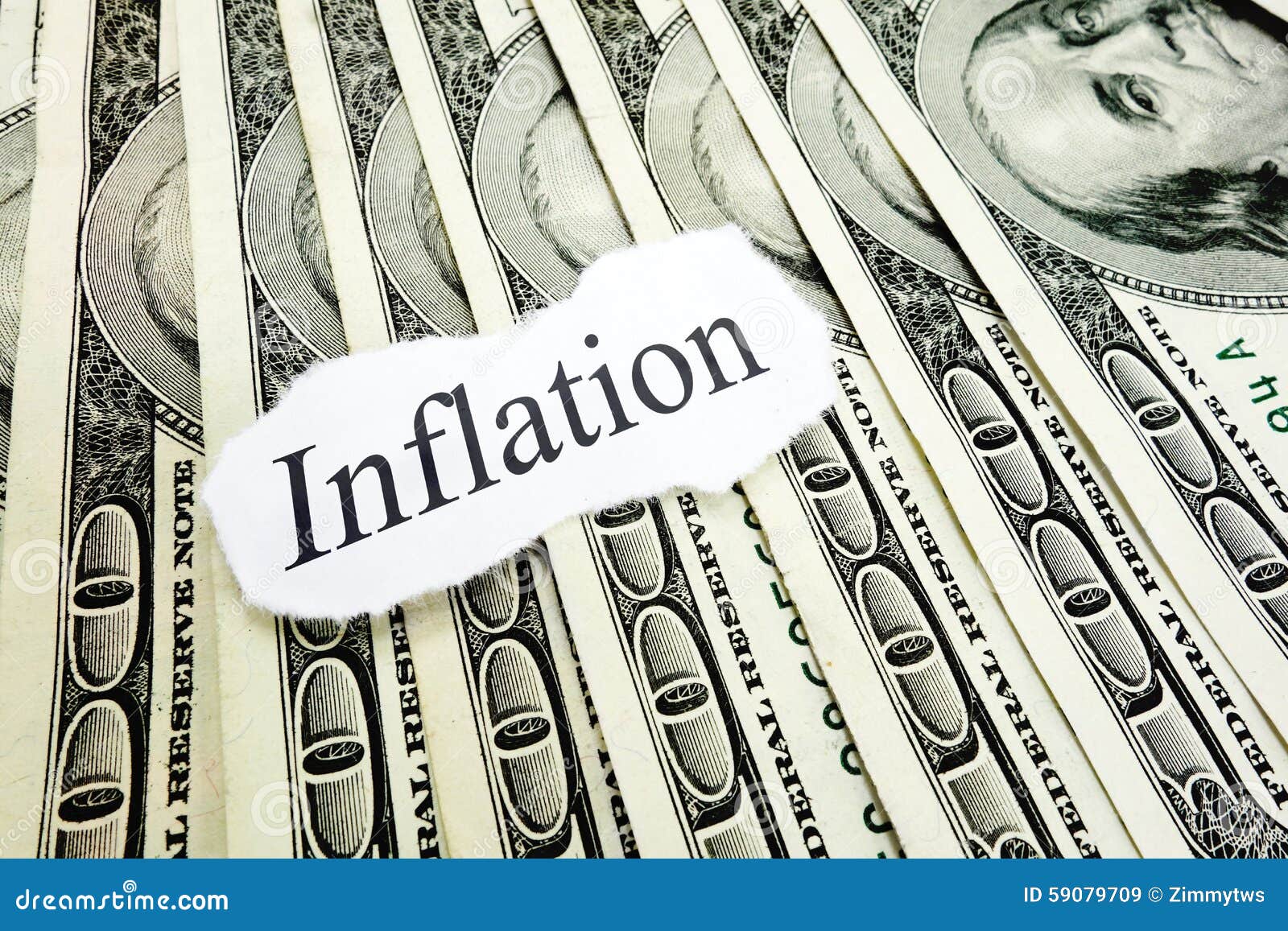 Inflation note stock image. Image of ripped, money, increase - 59079709