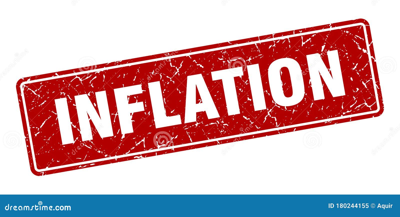 Inflation Sign. Inflation Grunge Stamp Stock Vector - Illustration of ...