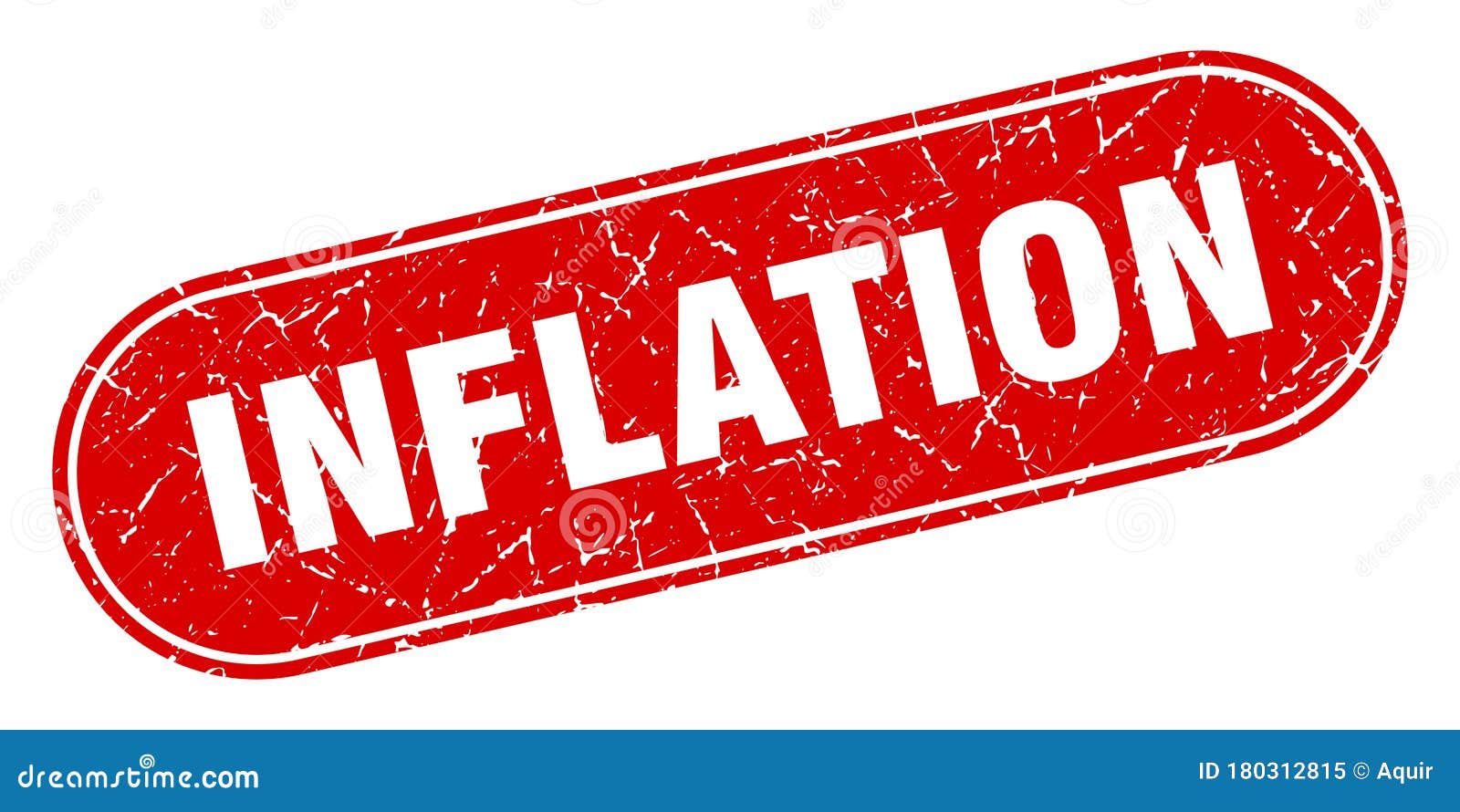 Inflation Sign. Inflation Grunge Stamp Stock Vector - Illustration of ...