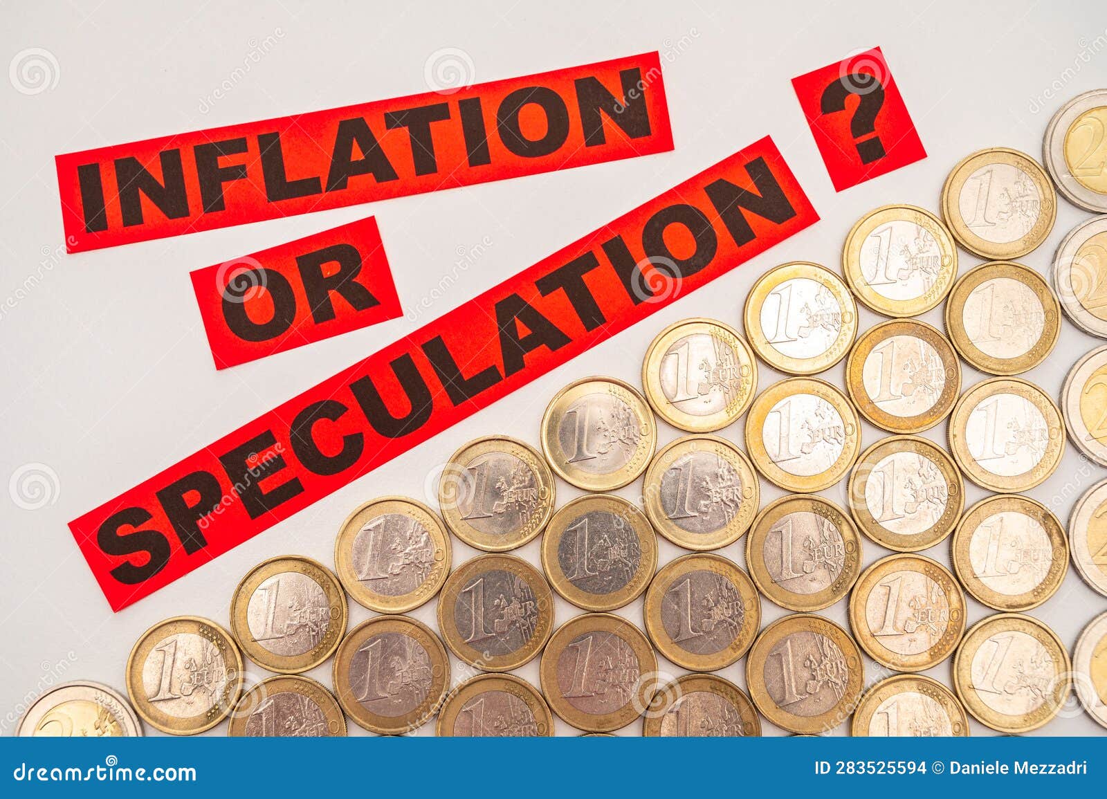 Inflation or speculation? stock photo. Image of increases - 283525594