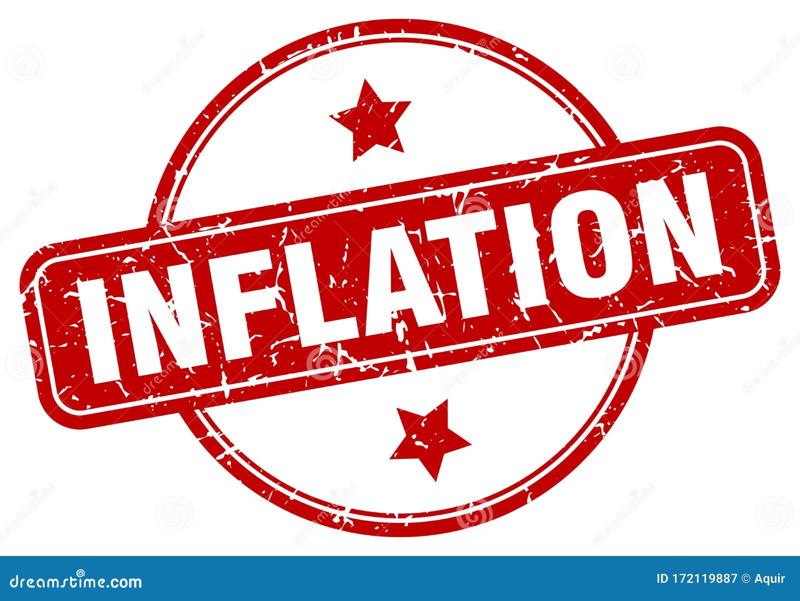 Inflation Stamp. Inflation Round Grunge Sign Stock Vector ...