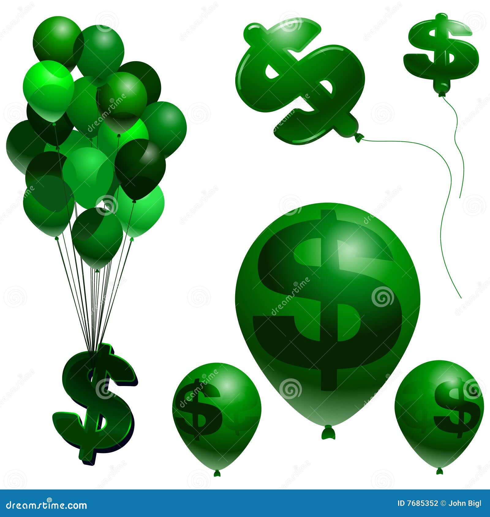 Inflation Symbols Vector Illustration | CartoonDealer.com #7685352