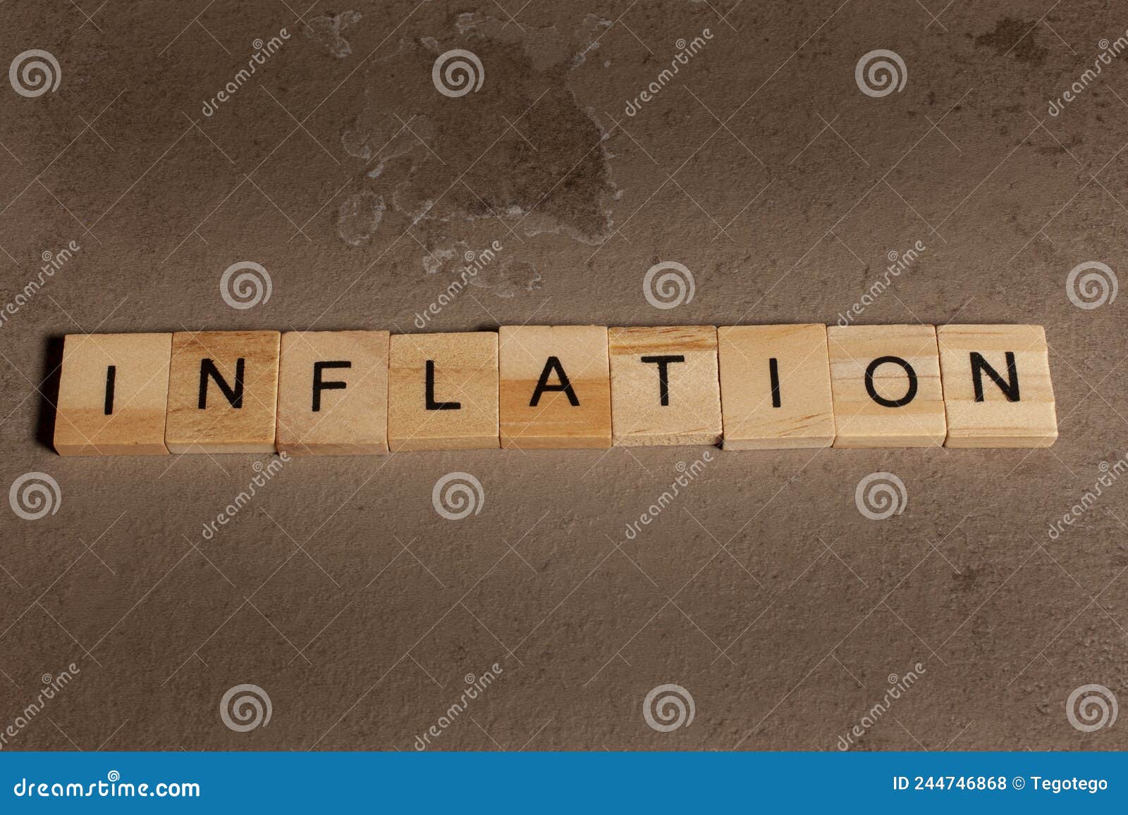 Inflation Text Concept on the Theme of Inflation Stock Photo - Image of ...