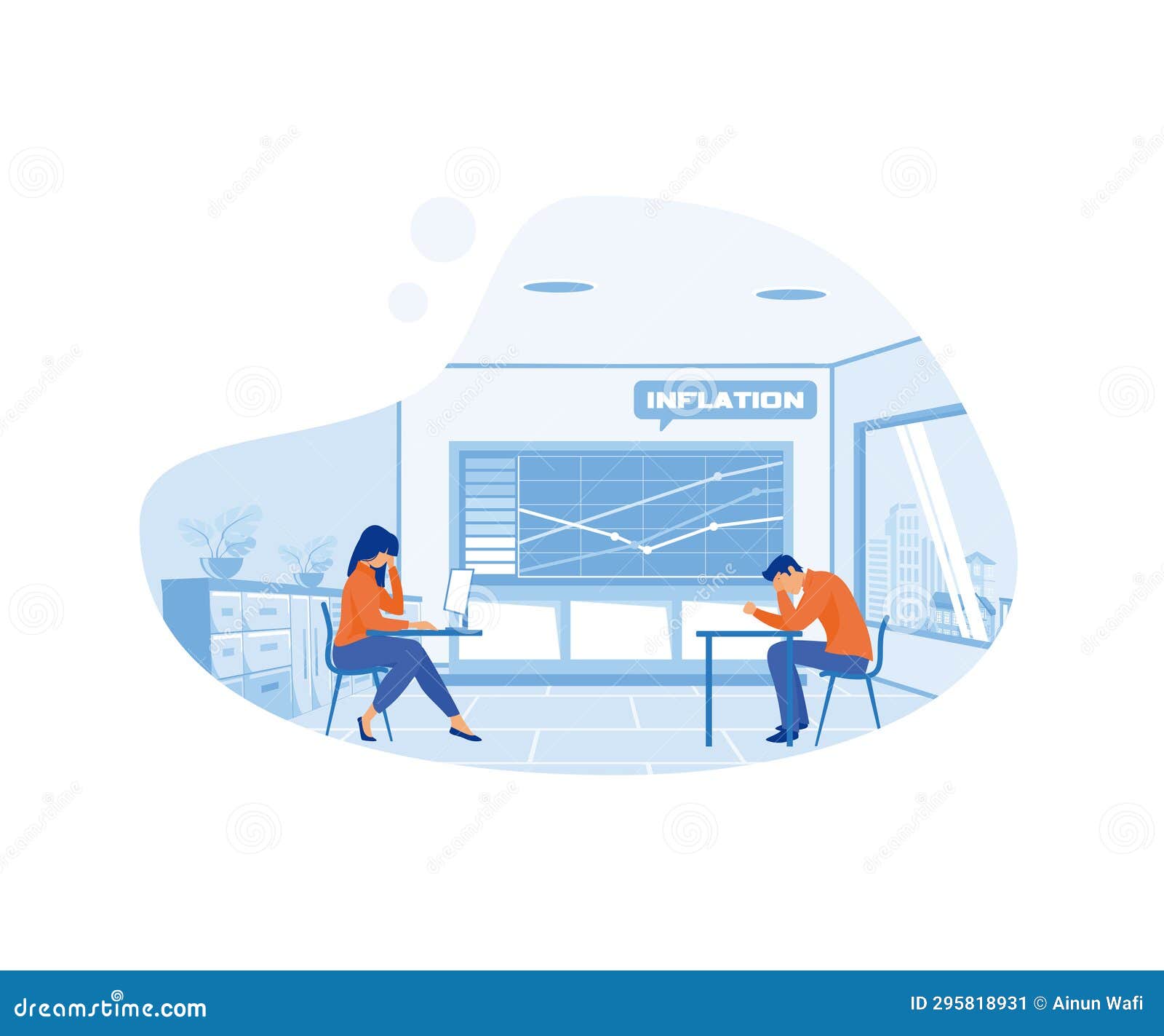 Inflation. Vector Illustration for Web Banner, Infographics, Mobile ...