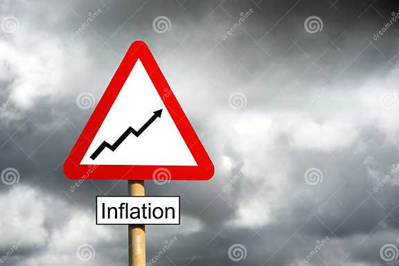 Inflation Warning stock photo. Image of arrow, stormy - 19449814