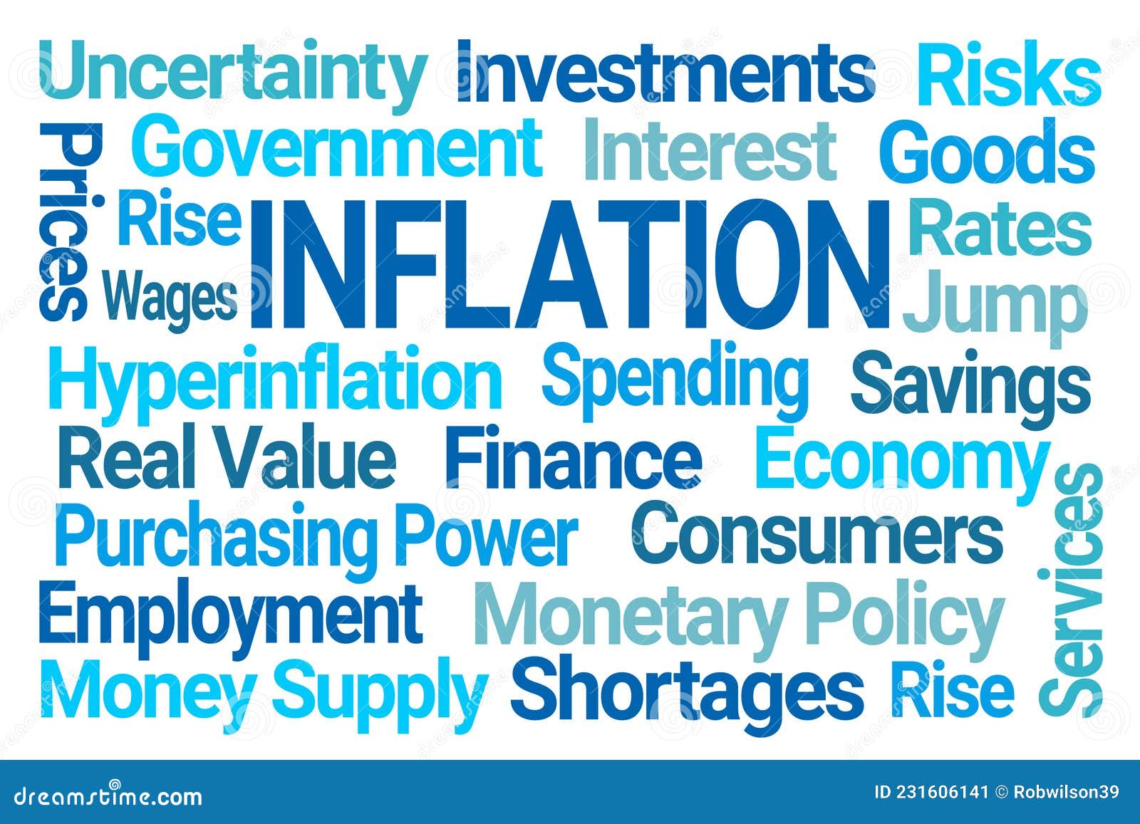 Inflation Word Royalty-Free Stock Photography | CartoonDealer.com #13569263