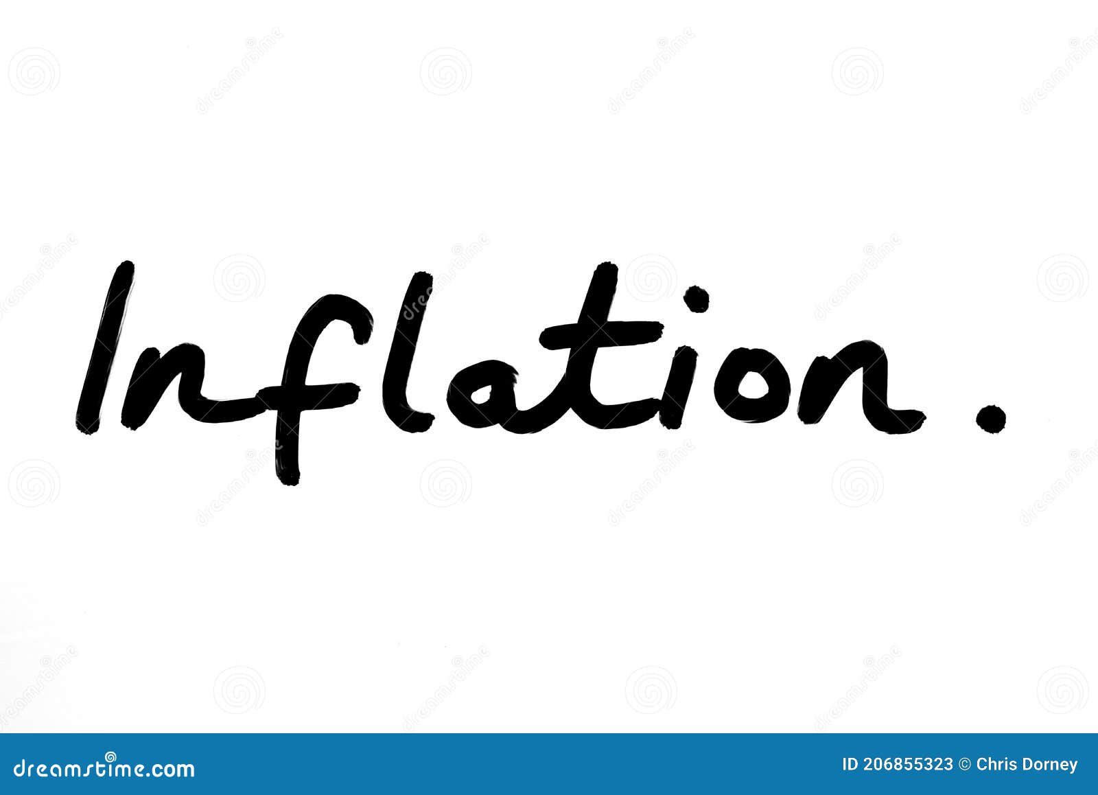 Word Inflation On Up Trend, With Growth Inflation Chart And Word ...